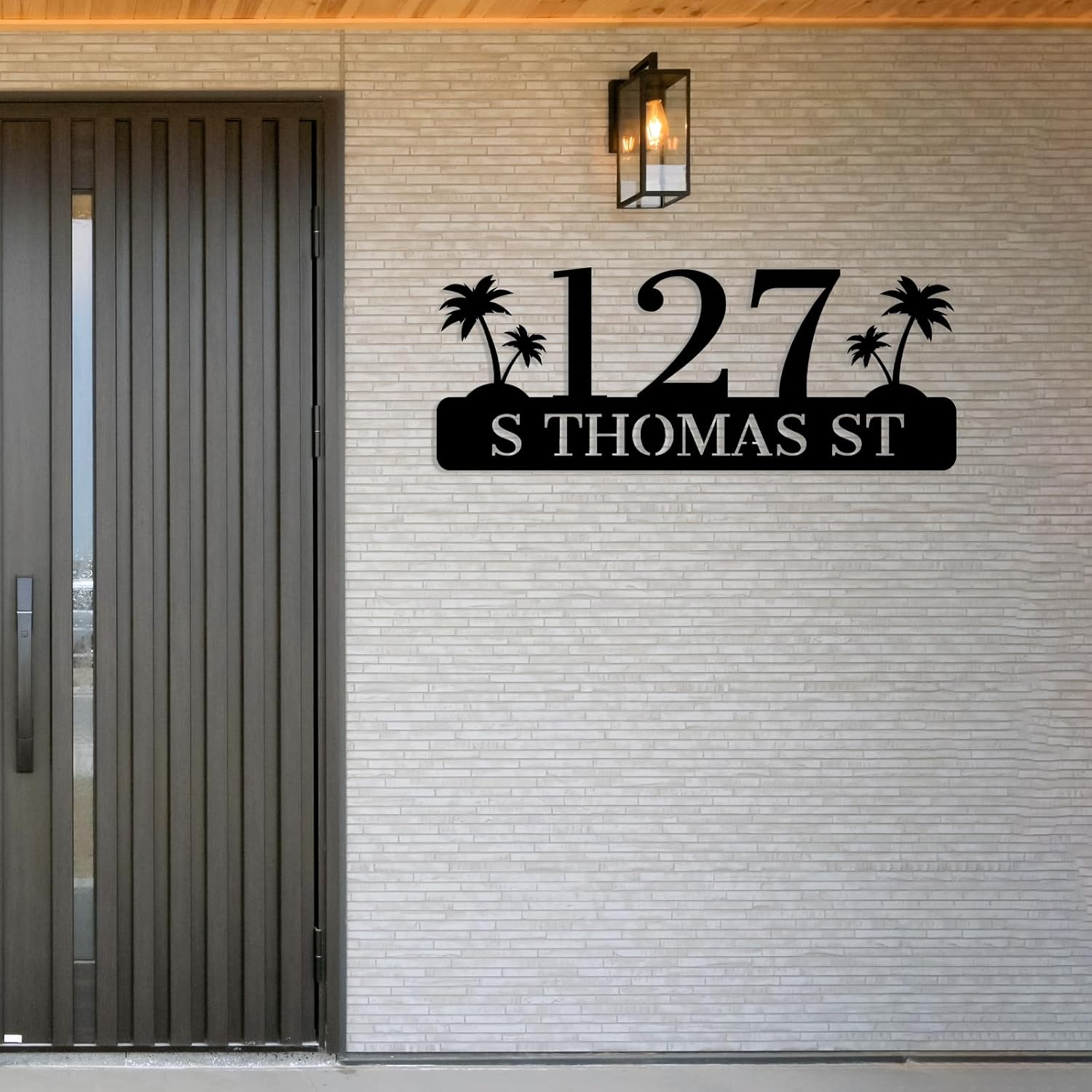 Amazon.com: House Number for Outside, Custom Address Numbers Sign ...