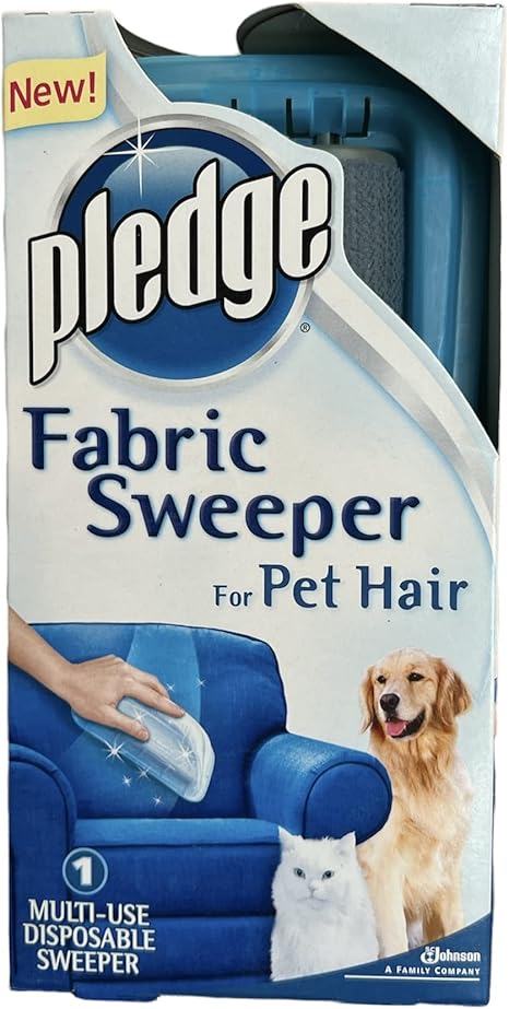 Amazon.com: Pledge Fabric Sweeper for Pet Hair, 1 sweeper : Home & Kitchen