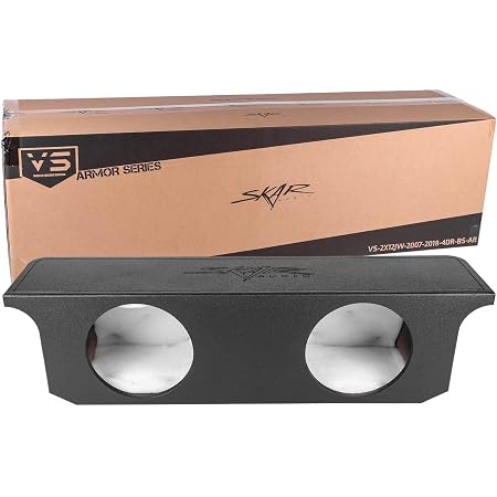 Amazon.com: Skar Audio Dual 12" Armor Coated Subwoofer Enclosure ...