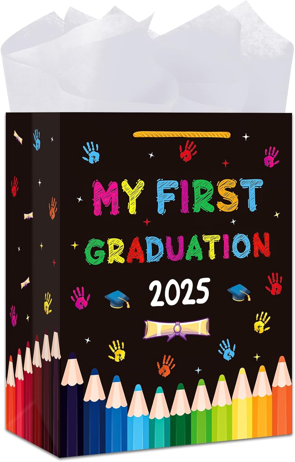 Amazon.com: BIZIBAFF Preschool Graduation Gift Bag 2025-13" My First ...
