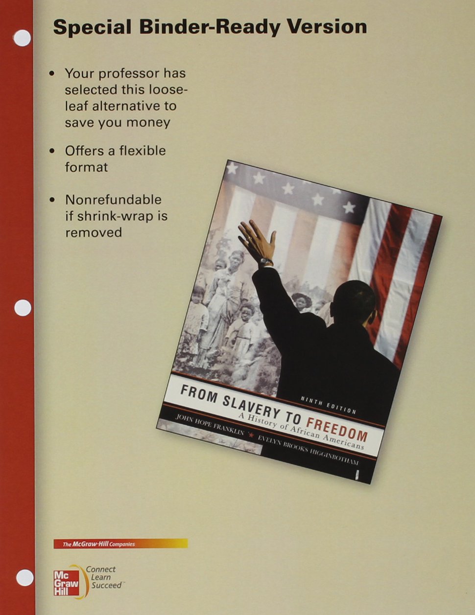 Amazon.com: LOOSELEAF FOR FROM SLAVERY TO FREEDOM: 9780077532147 ...