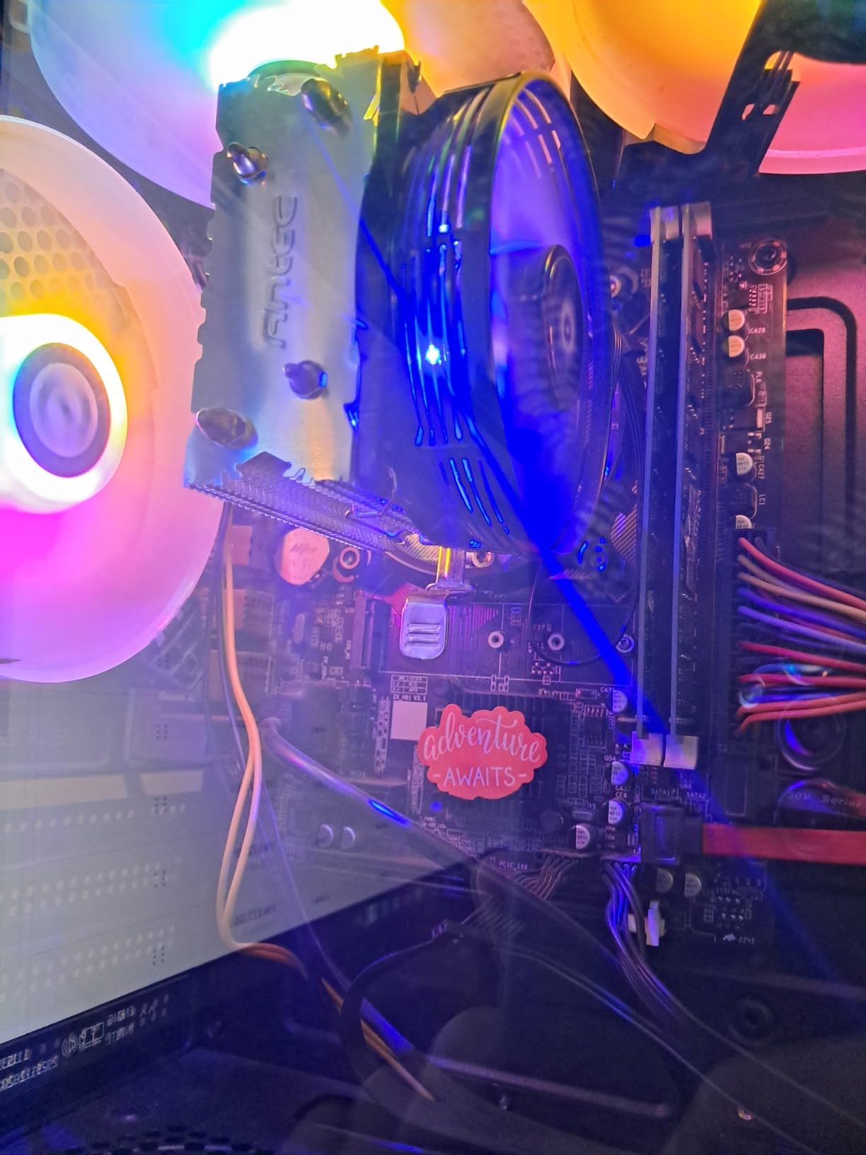 Antec A30 Pro Tower Air Cooler for CPU with 90mm Blue LED Fan, Comes ...