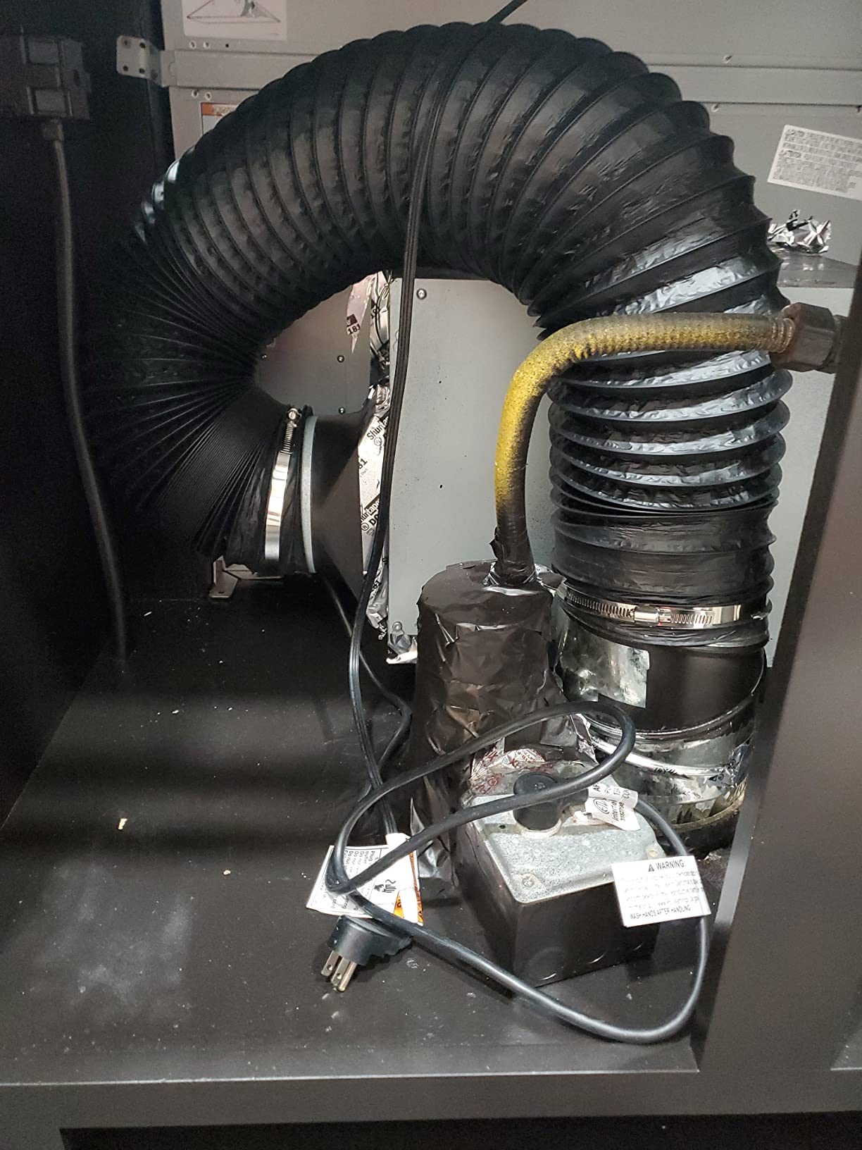 $3/mo - Finance TerraBloom Flexible 6 Inch Ducting - Black 8 Feet ...