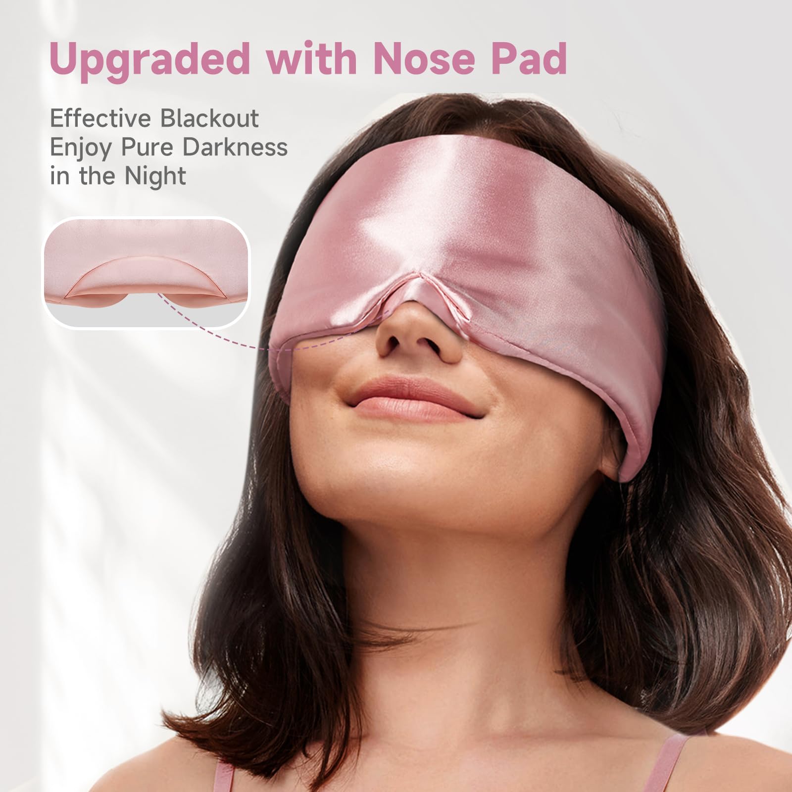 Snapklik.com : Umisleep Soft Sleep Mask, Blackout Eye Mask For Side ...