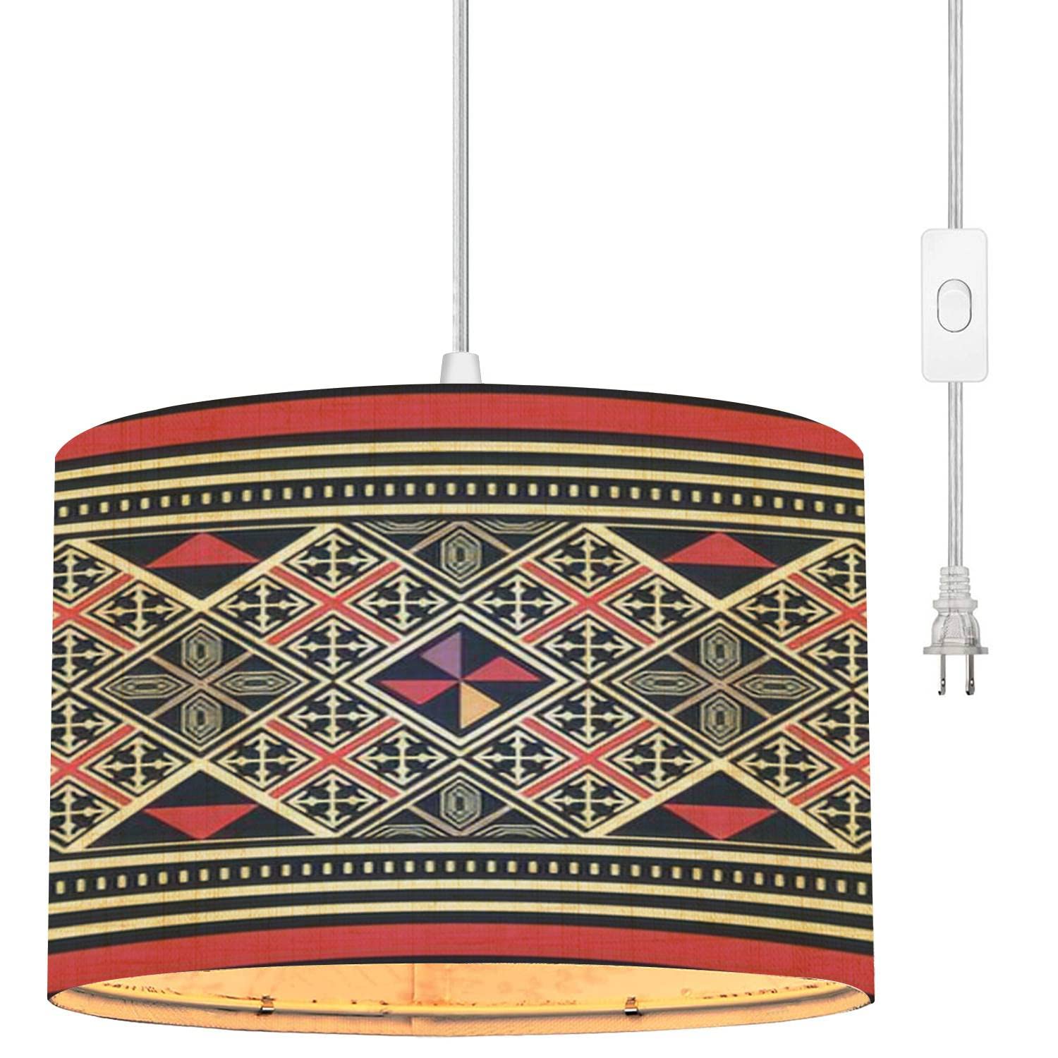 Native American Design Lamp Shades Regency Style Bone Inlay Lamp Base