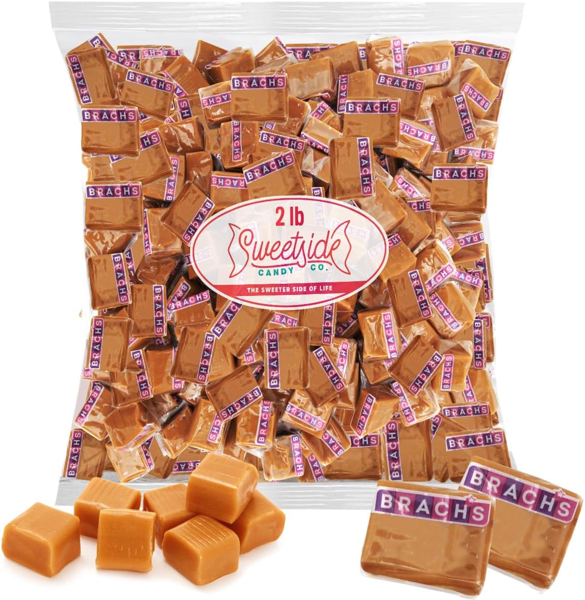 Amazon.com : Chewy Caramel Candy, 2lb Pack of Caramels Individually ...
