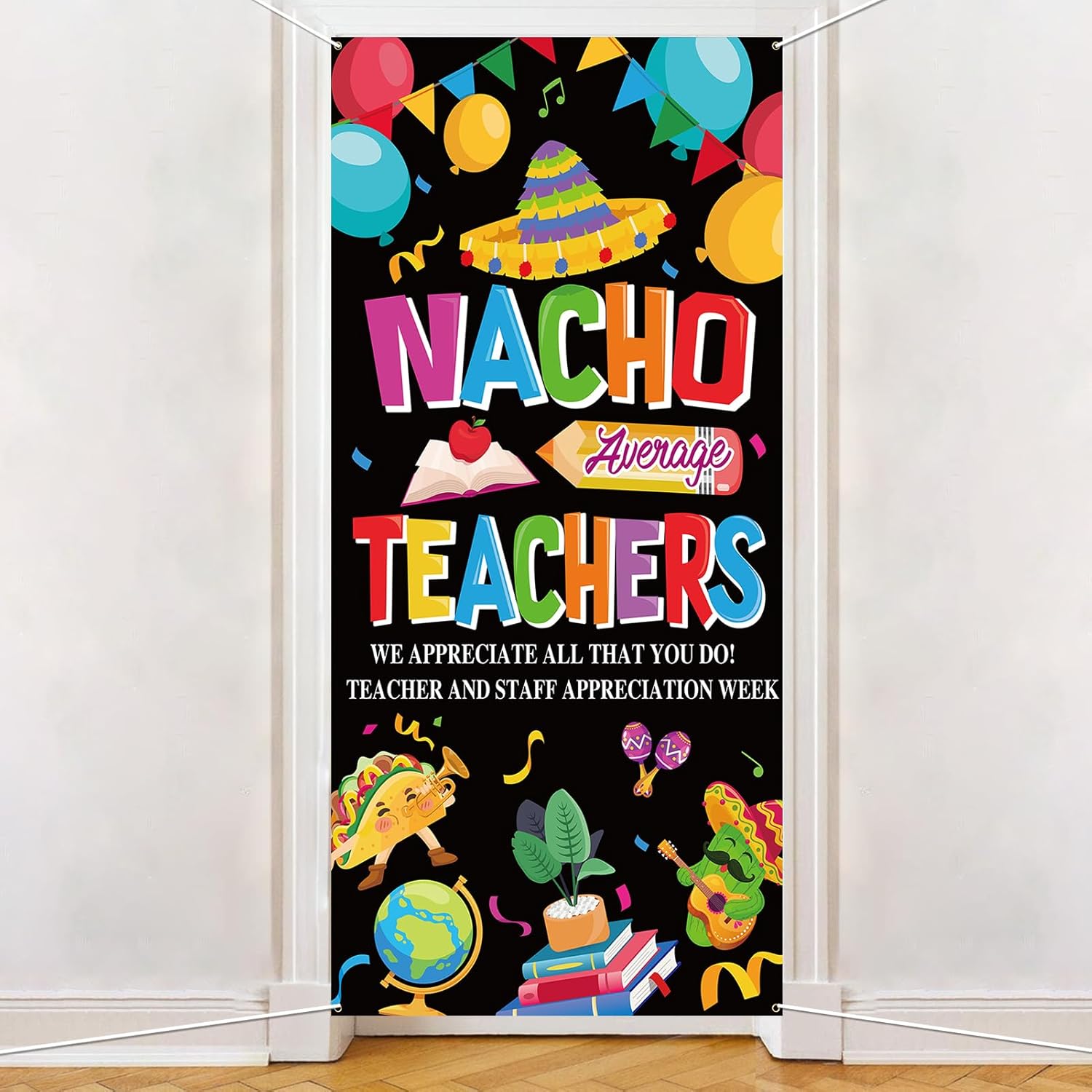 Amazon.com: HOWAF Nacho Average Teachers Door Cover Teachers ...