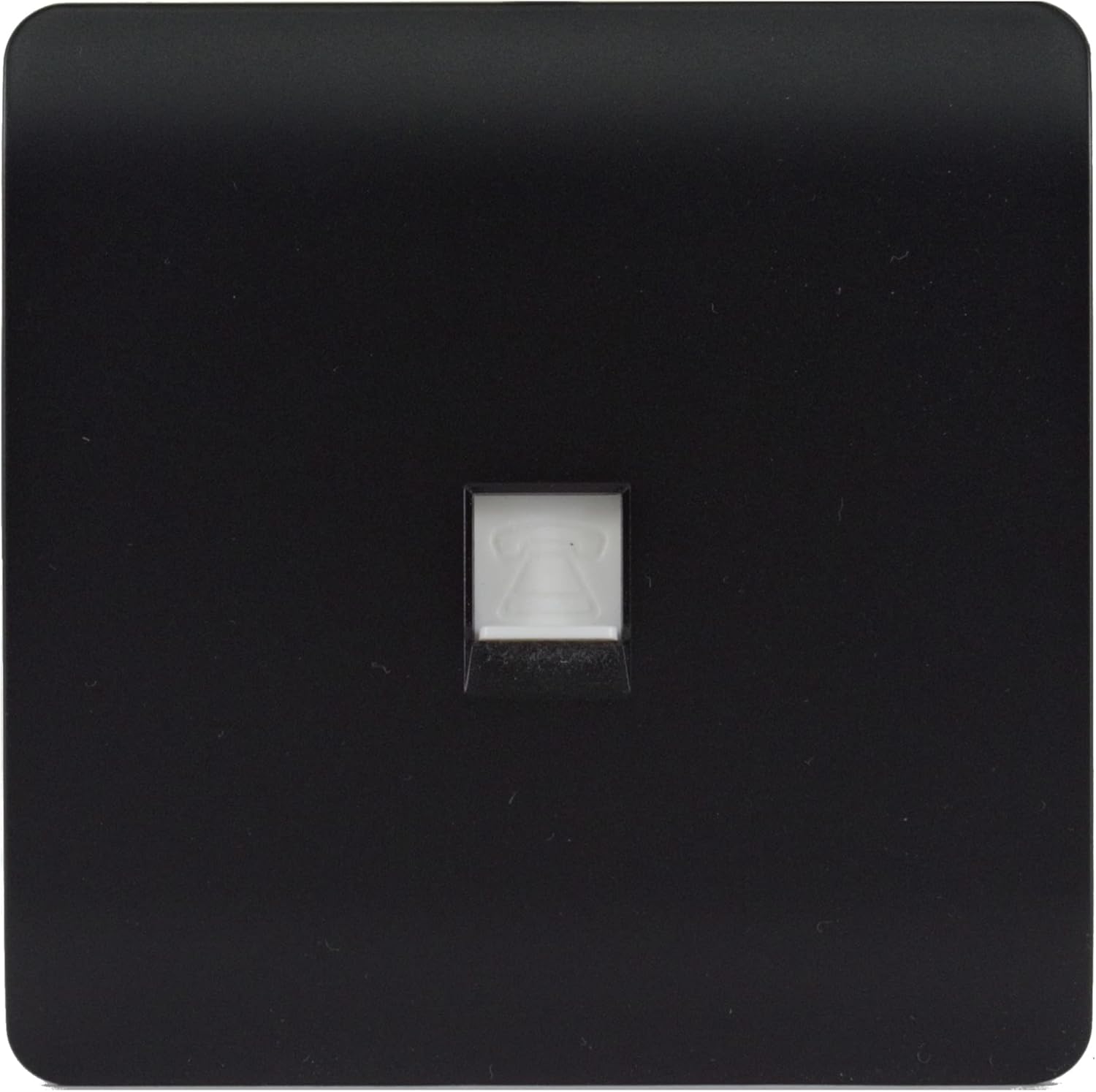 Trendi Artistic Modern Telephone Socket in Matt Black : Amazon.co.uk ...