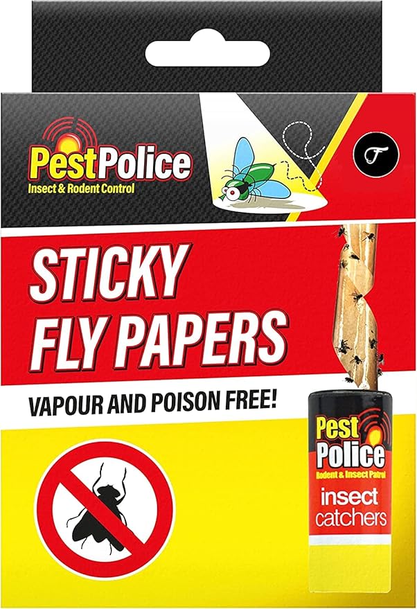 16 Fly Insect Catchers Sticky Glue Paper Trap for Catching Bugs Insects ...