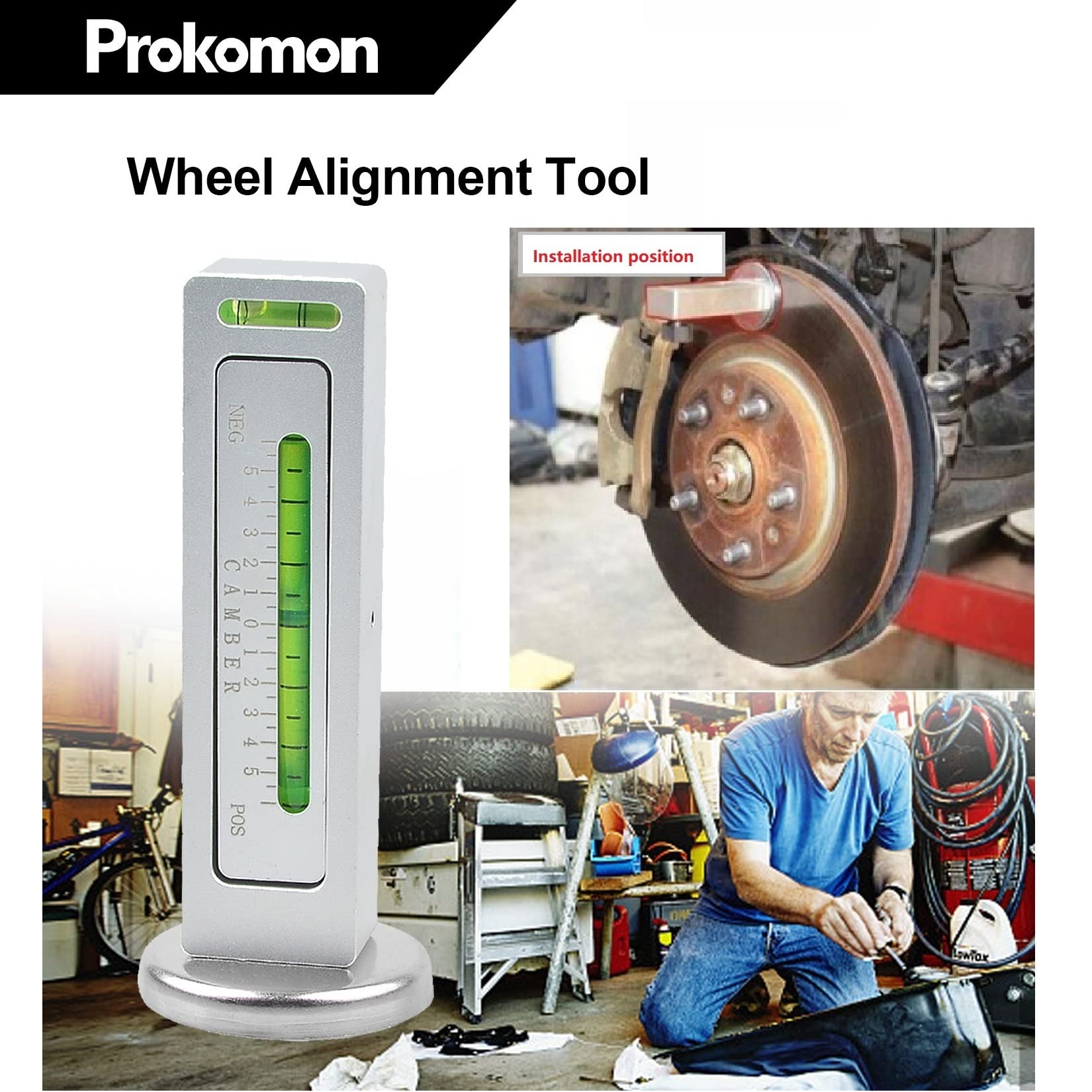 Snapklik.com : Prokomon Universal Adjustable Wheel Alignment Tool