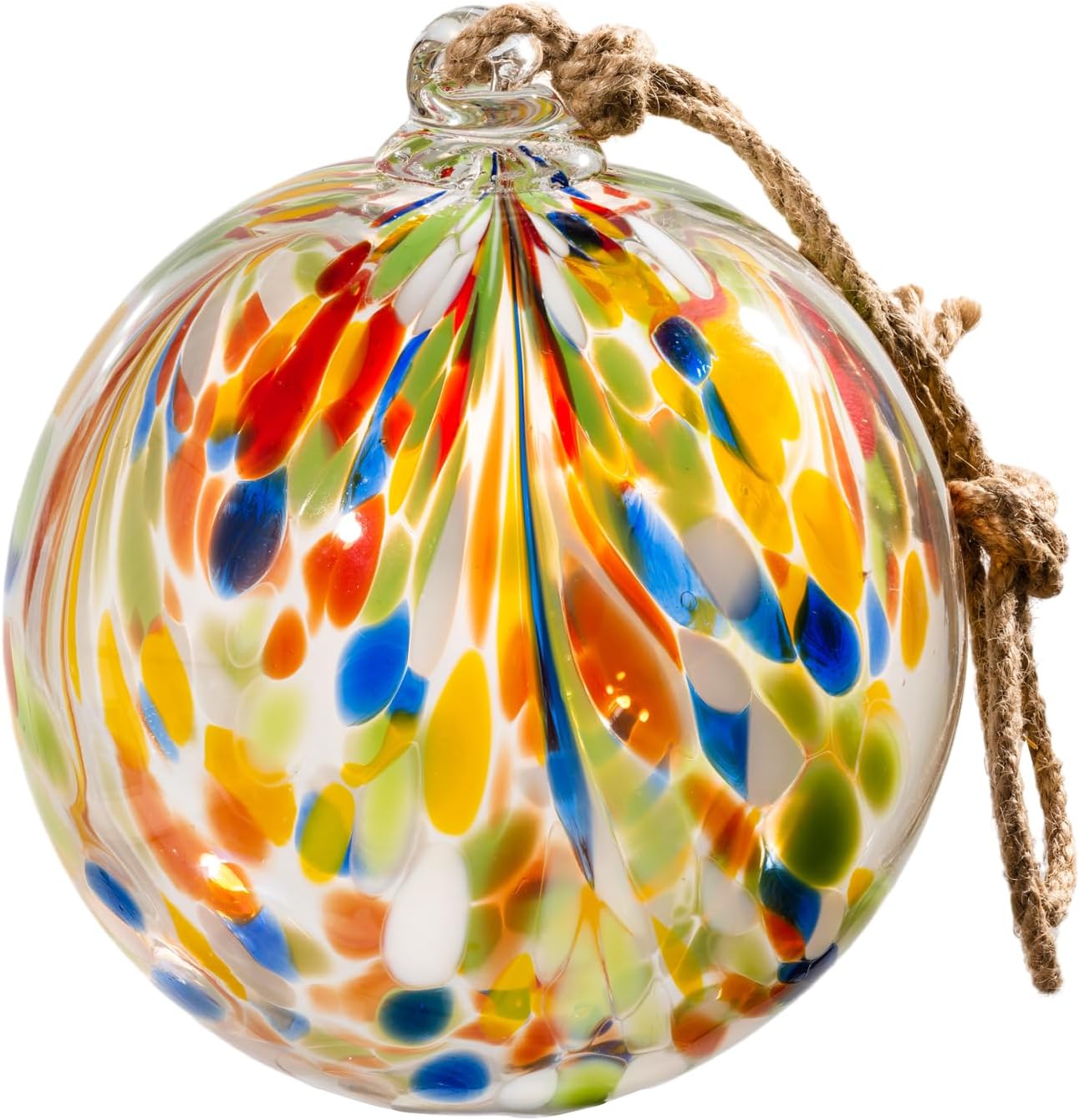 Amazon.com: Oversized 6.9 in Glass Witch Ball - Hand Blown Gazing Balls ...