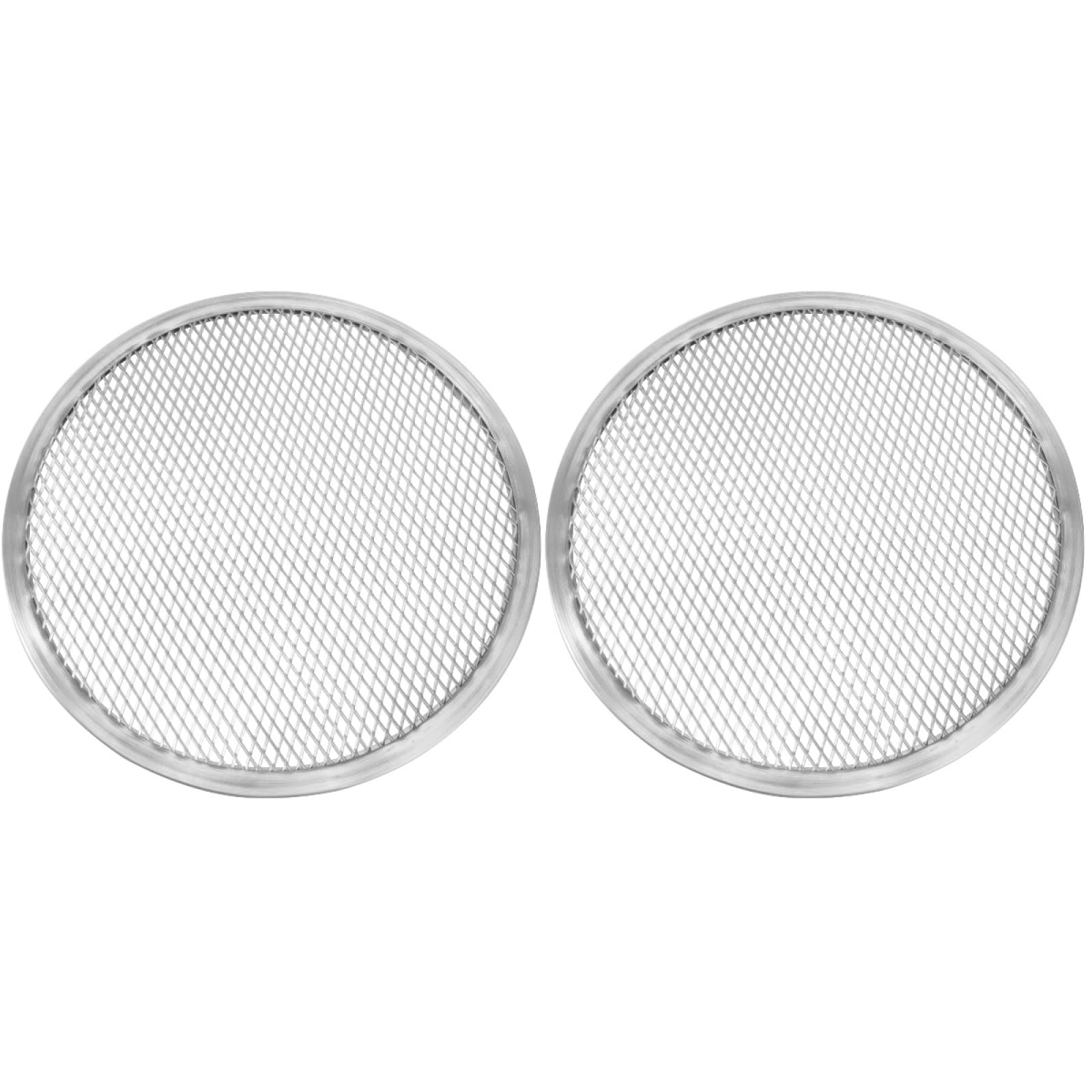 Amazon.com: BESTonZON 2PCS 13 Inch Nonstick Pizza Pan Set, Stainless ...