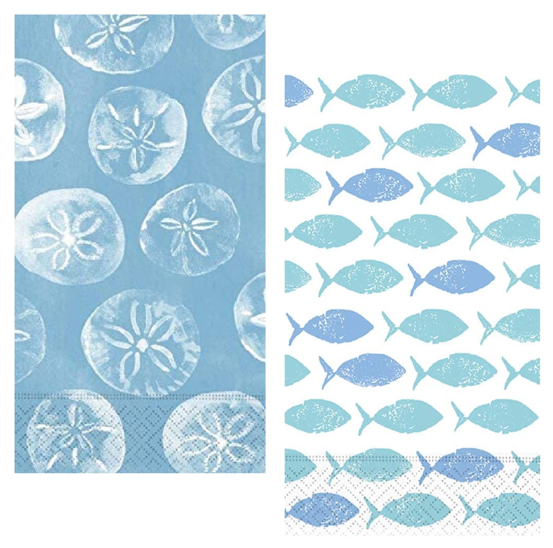 Amazon.com: Design Design 3-Ply Paper Dinner Buffet Guest Beach Napkins ...
