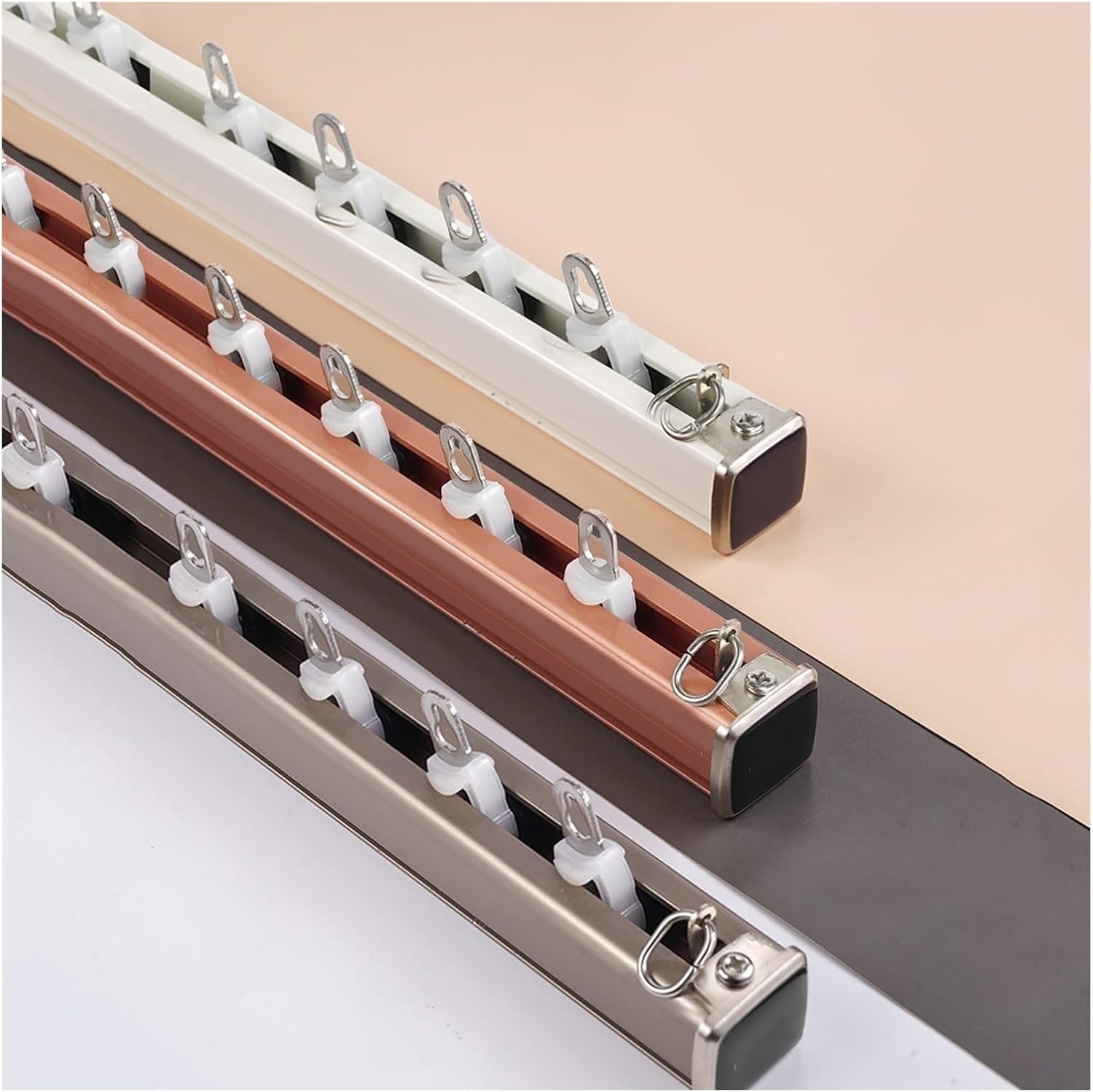Amazon.com: Ceiling Curtain Track, Curtain Rail System, 100-600cm ...
