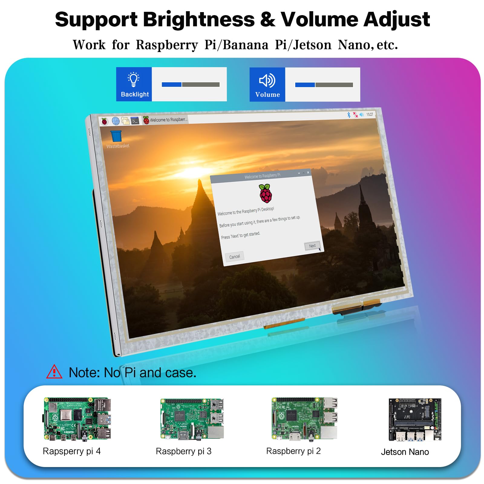 Snapklik.com : HAMTYSAN 9 Inch Touch Screen Monitor