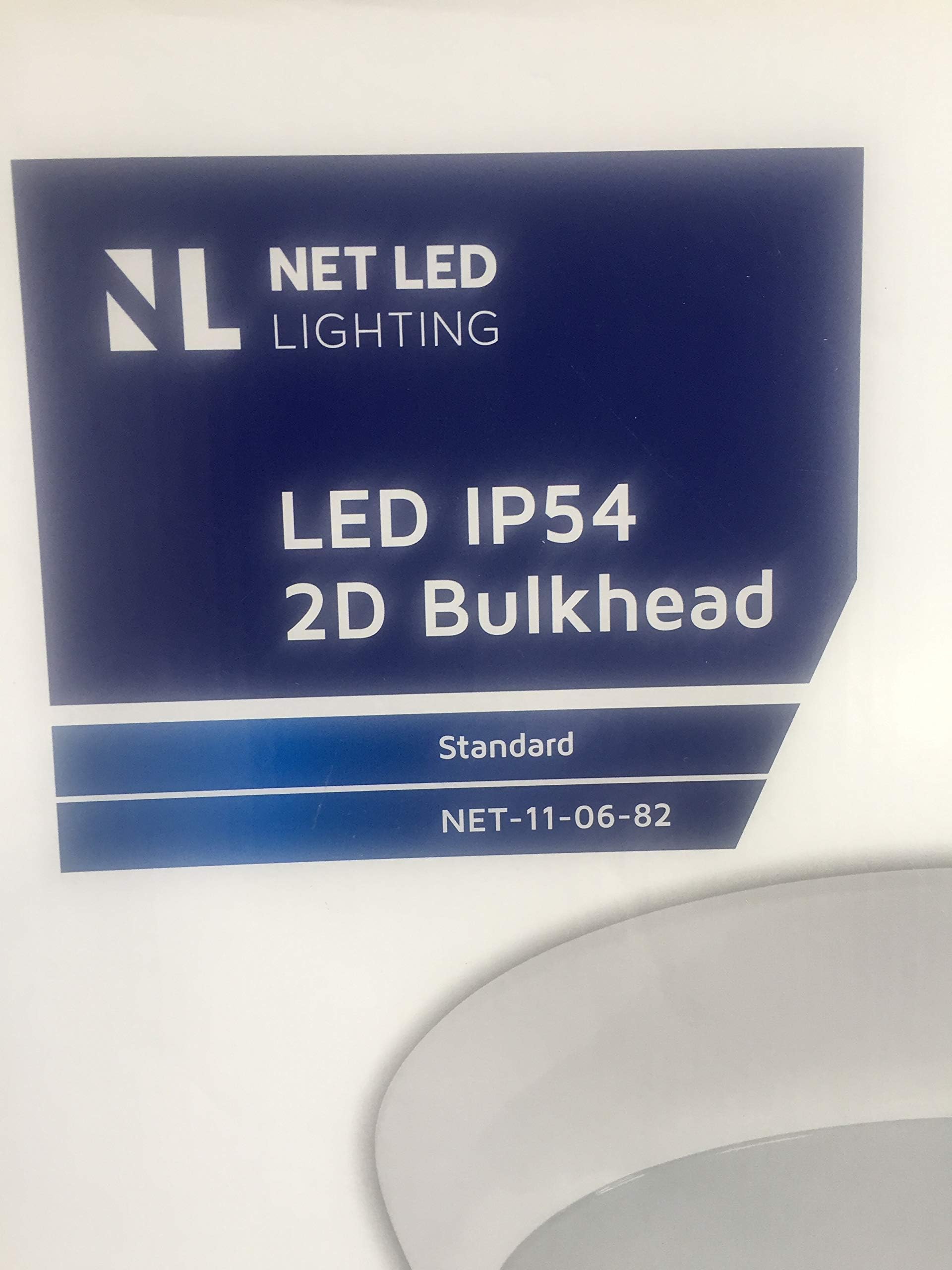 LEDBRITE LED Ceiling Light Wall Bulkhead Fitting 18 Watt IP65 White ...