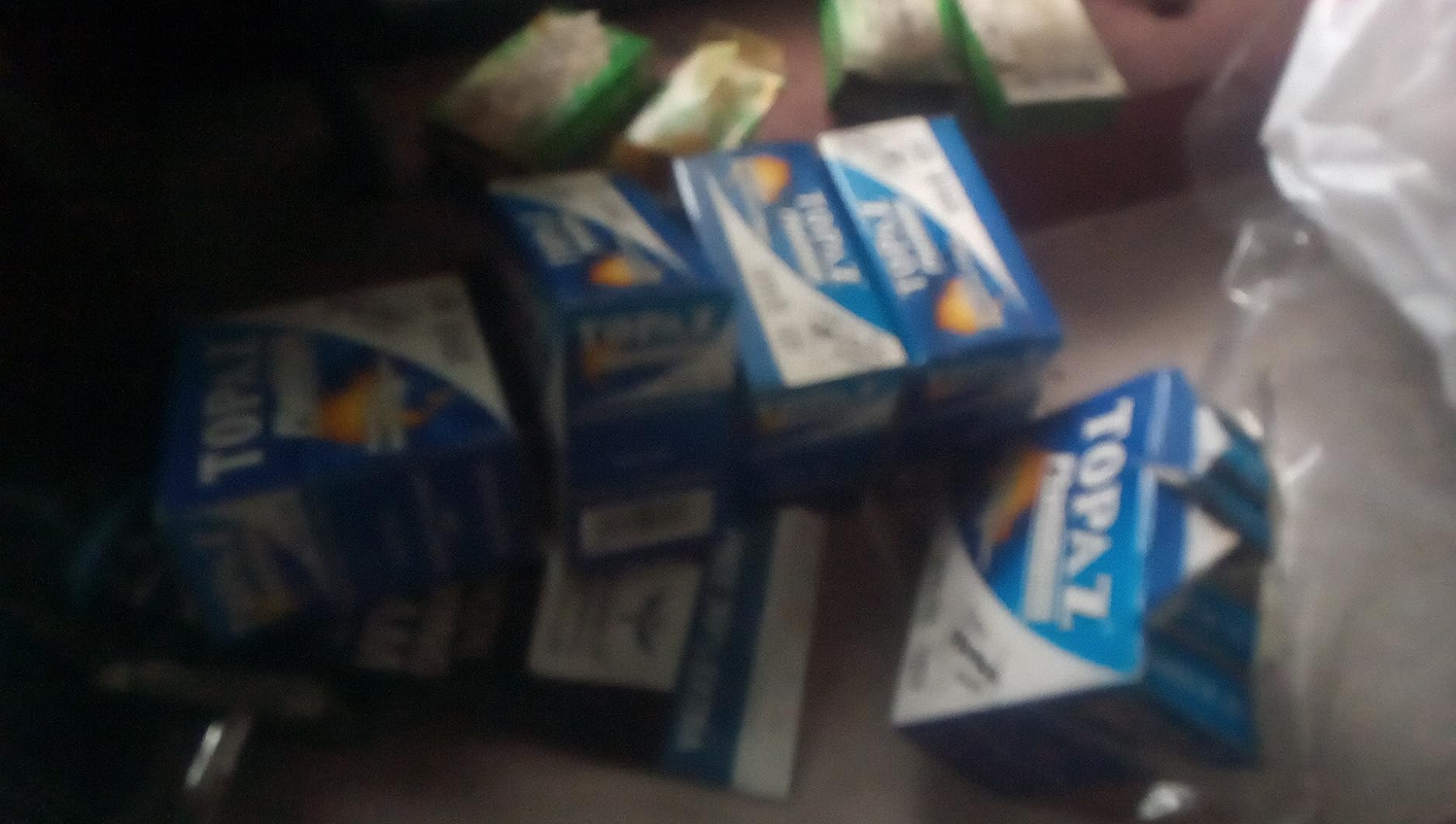 Buy Topaz Platinum Double Edge Razor Blades - Pack of 50 | Pack of 5 ...