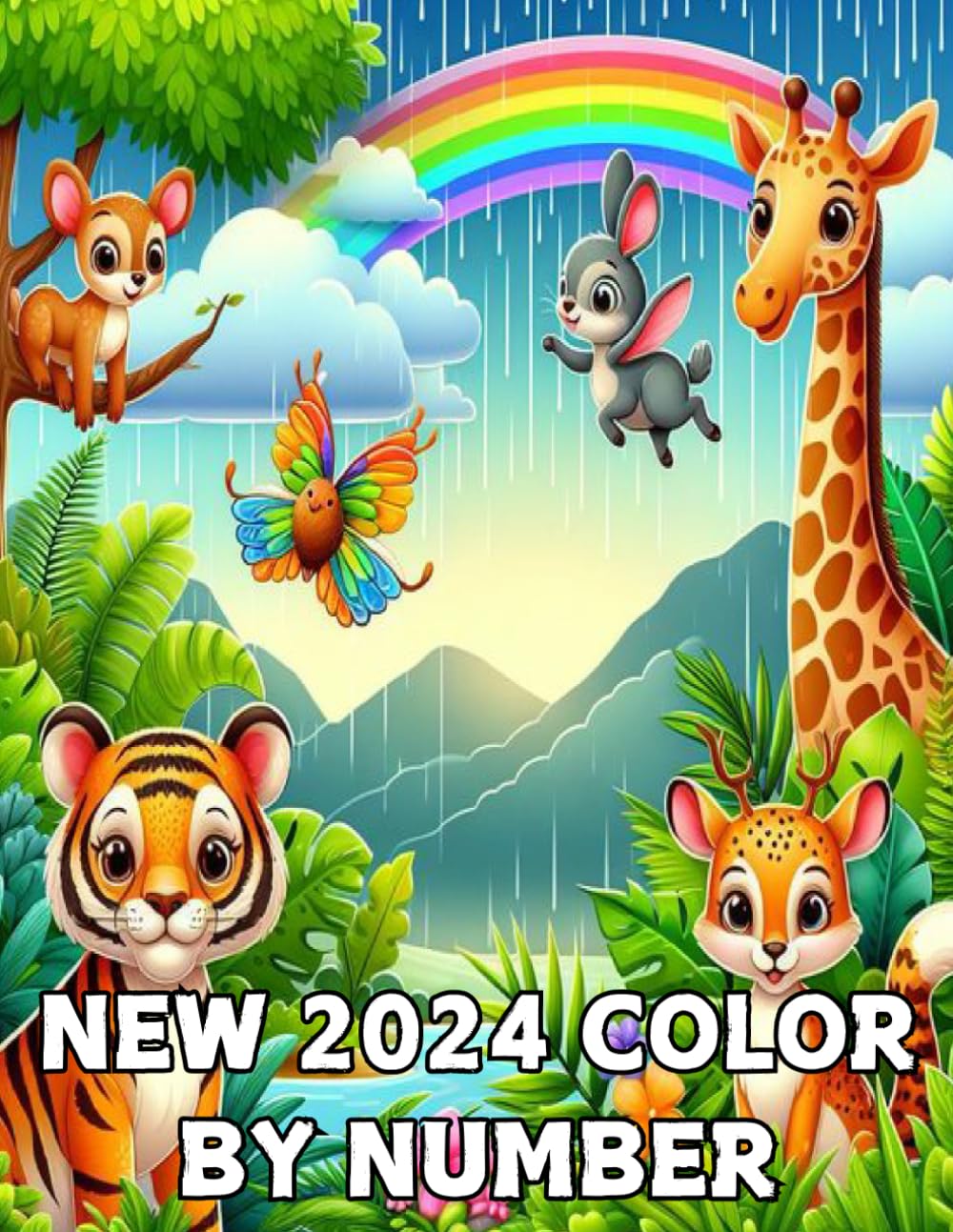Buy 2024 New Color By Number: 2024 New Large Print Color By Number ...