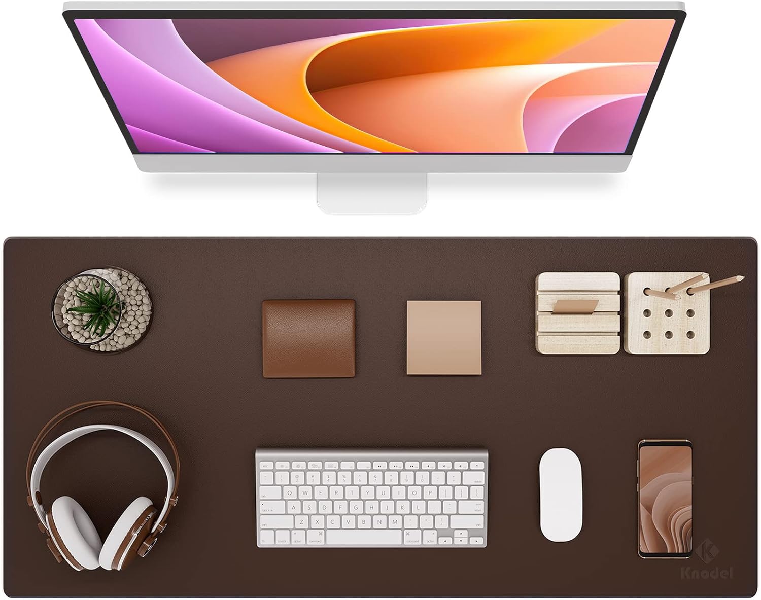 Amazon.com : K KNODEL Non-Slip Desk Mat, Desk Pad, Desk Blotter ...