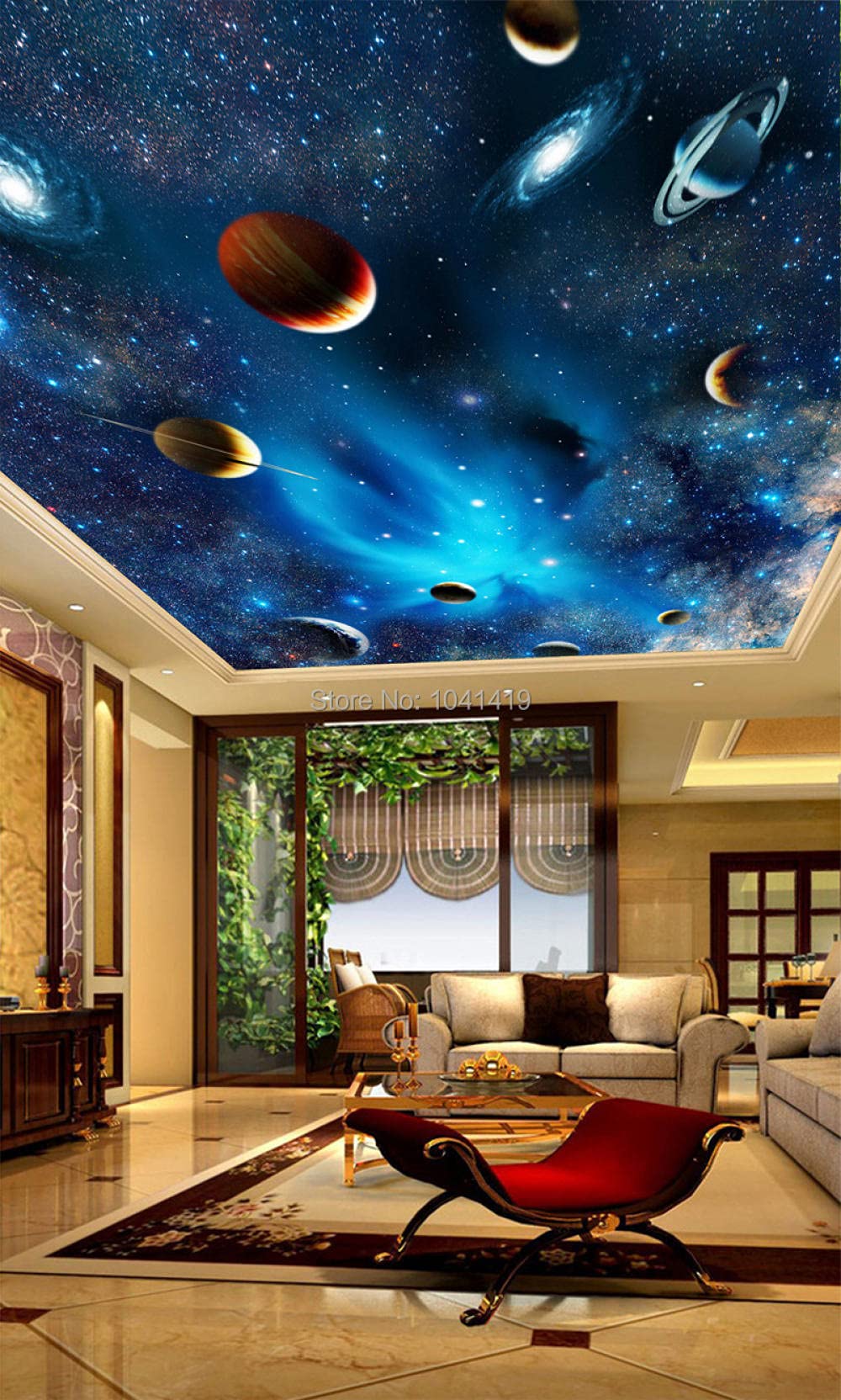 Astronomy Wallpaper Ceiling Cosmos Space Peel And Stick Removable