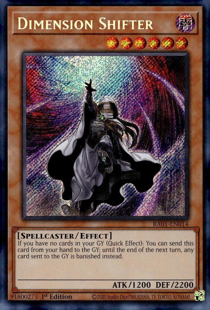Amazon.com: Dimension Shifter (Secret Rare) - RA01-EN014 - Secret Rare ...