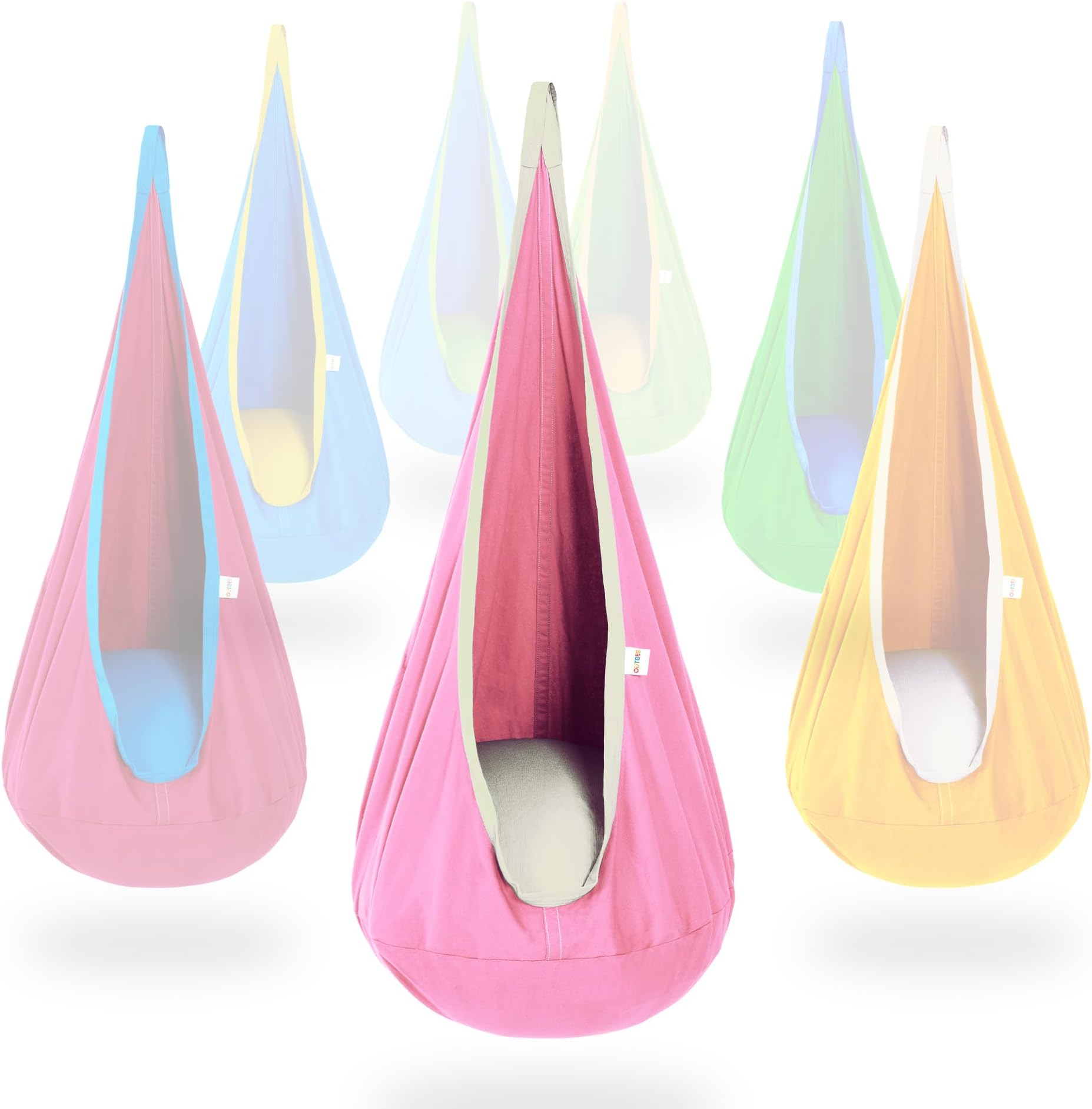 Amazon.com: Kids Pod Swing Seat, Sensory Swing Chair with PVC ...