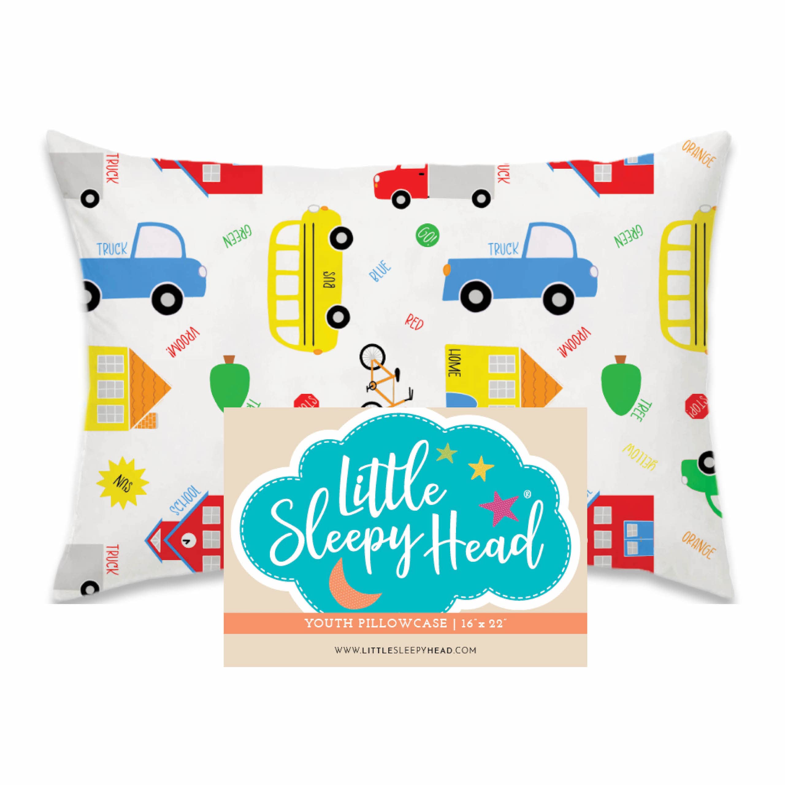 Amazon.com: Little Sleepy Head Youth Pillow Case - 100% Made Cotton ...