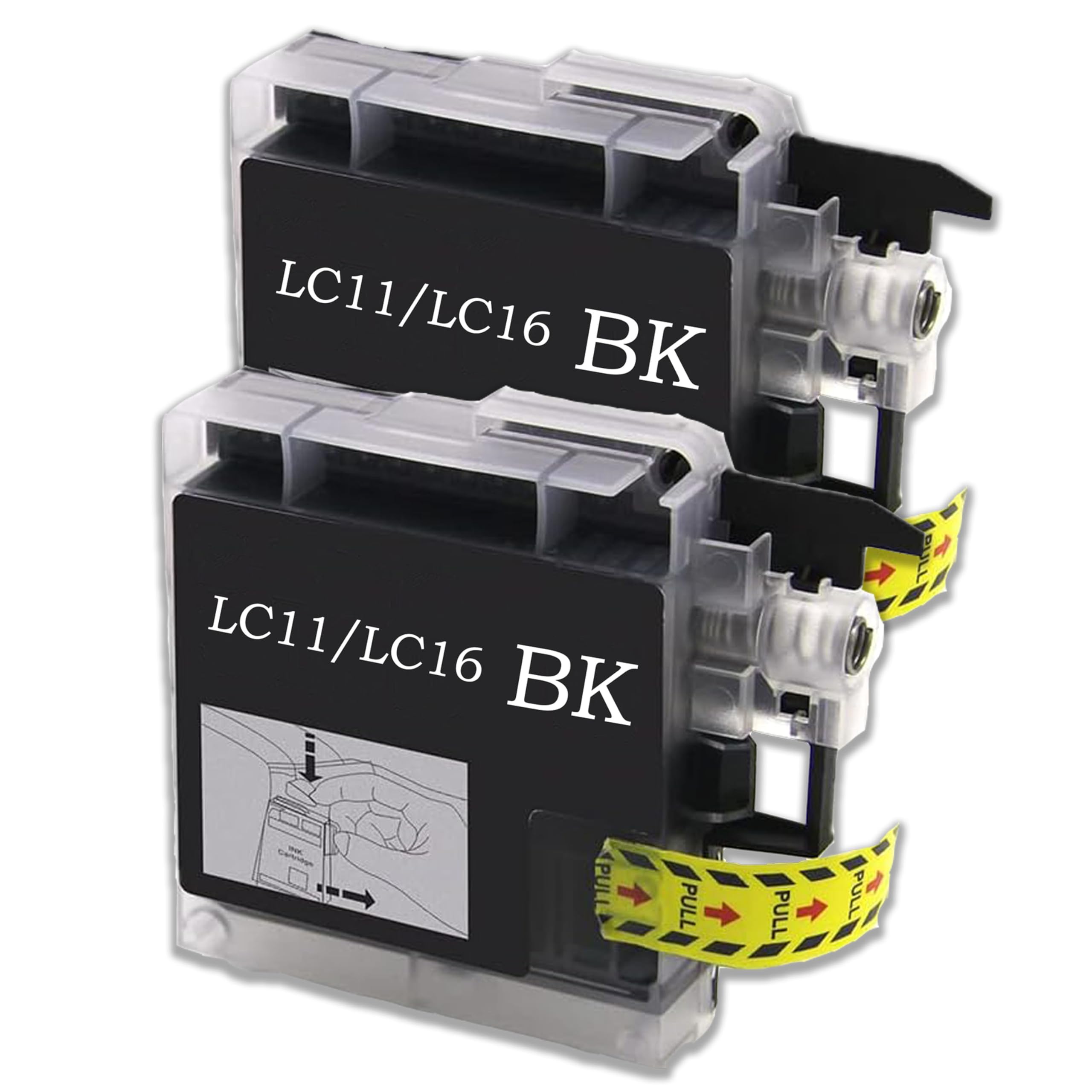 Amazon.co.jp: 【埼玉WH】LC11/LC16 互換インクカートリッジ インク残量表示機能付 ICチップ付け 大容量 1色セット ...