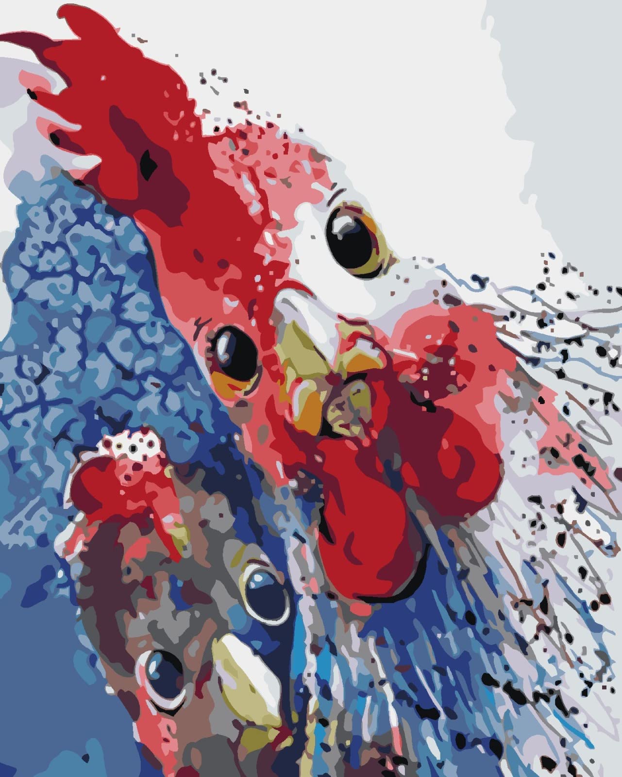 Dibujos De Pollos Pintados ACUARELA CLIPART, Pollos De Pascua,