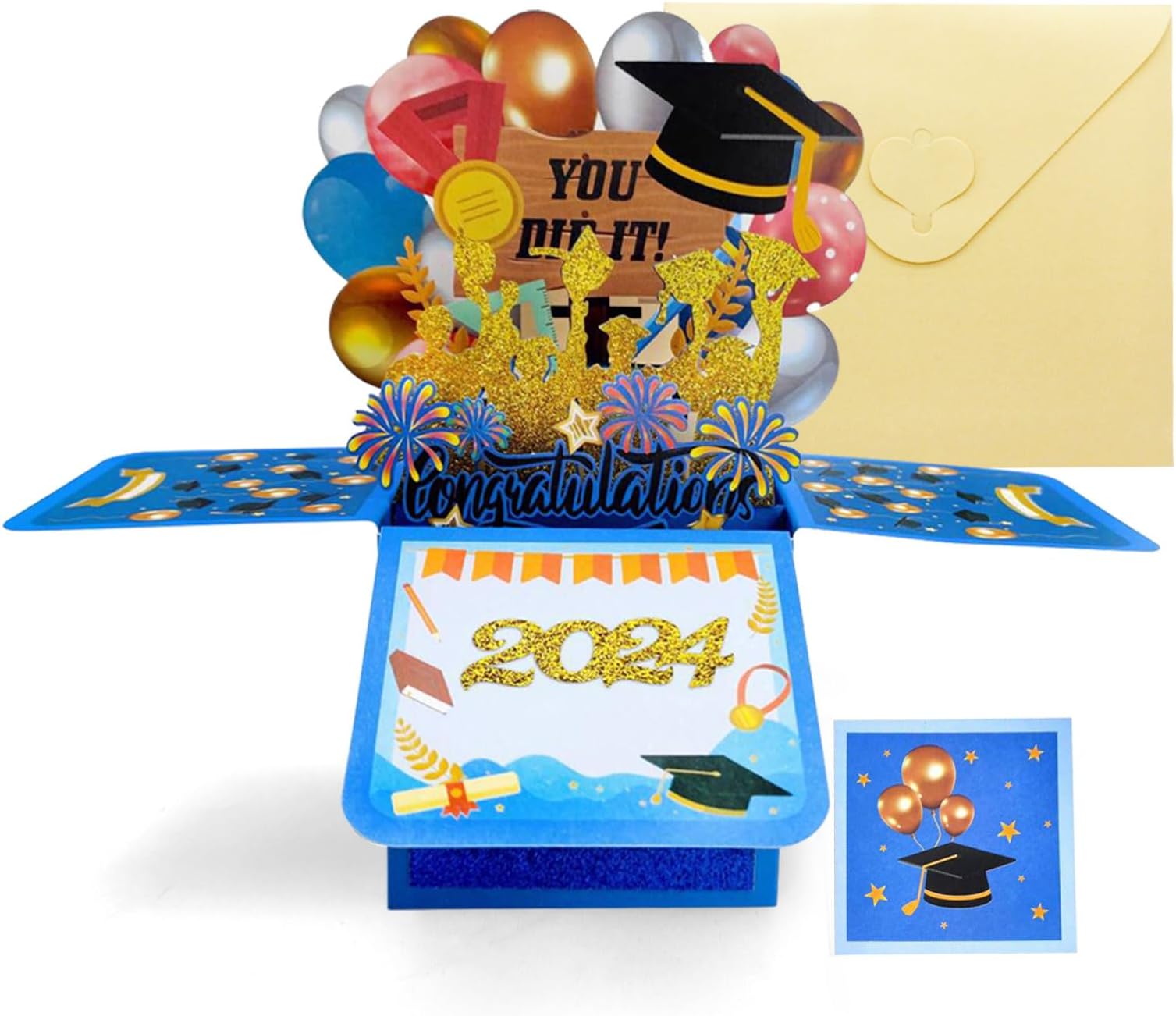Amazon.com : Graduation Pop Up Card Graduation Cards 2024 ...