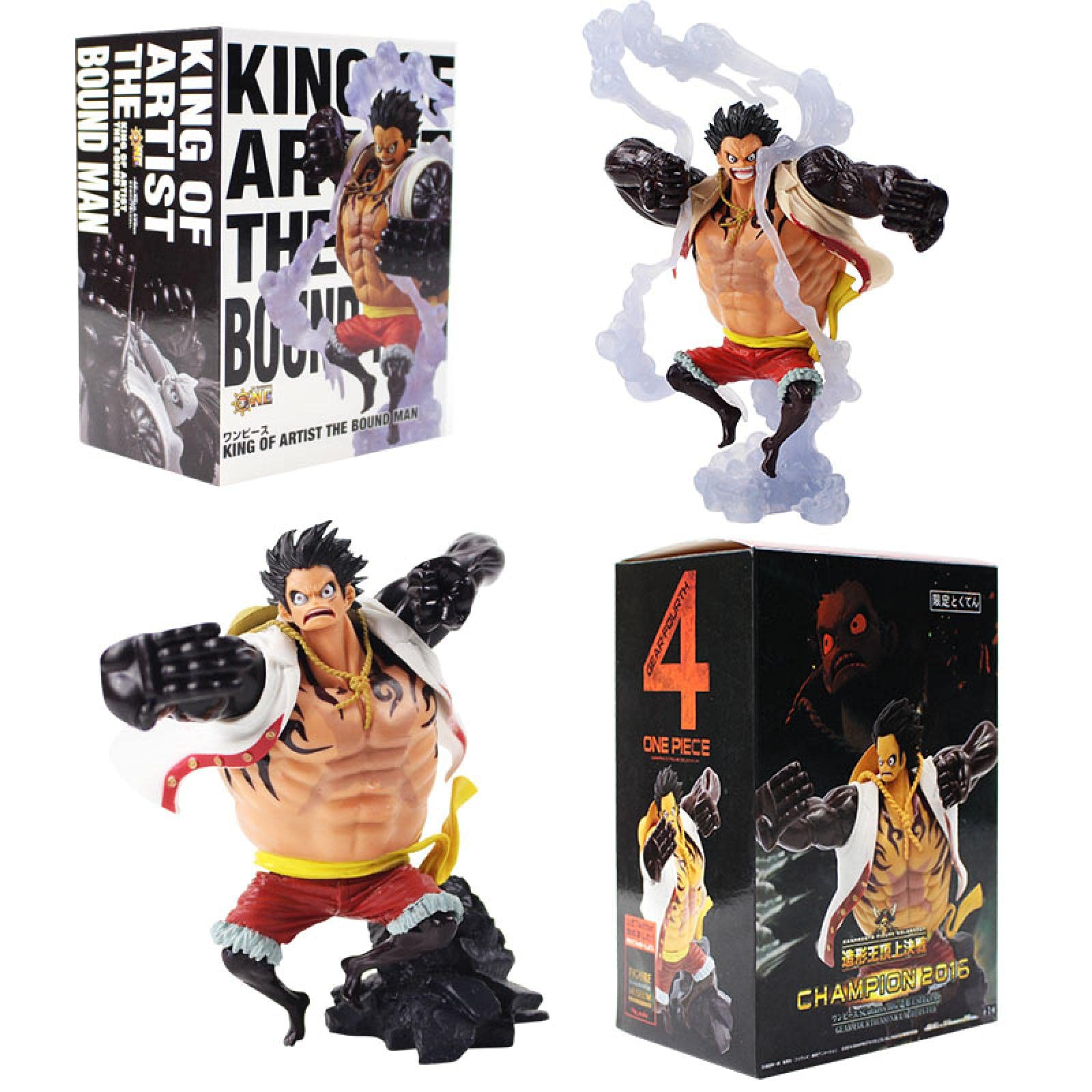 Buy 15Cm One Piece Luffy Op King Of Artist The Bound Man Scultures ...