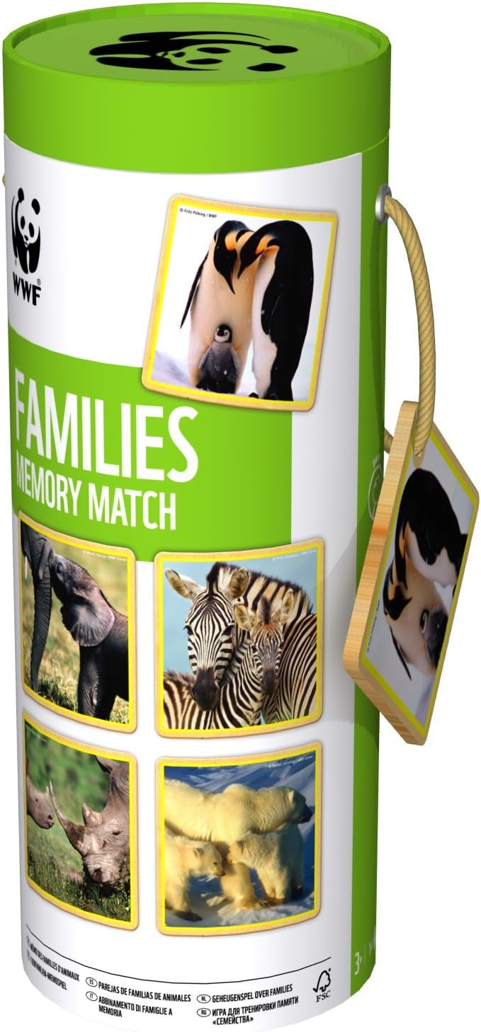 Amazon.com: WWF Mother and Babies Animal Memory Game : Toys & Games