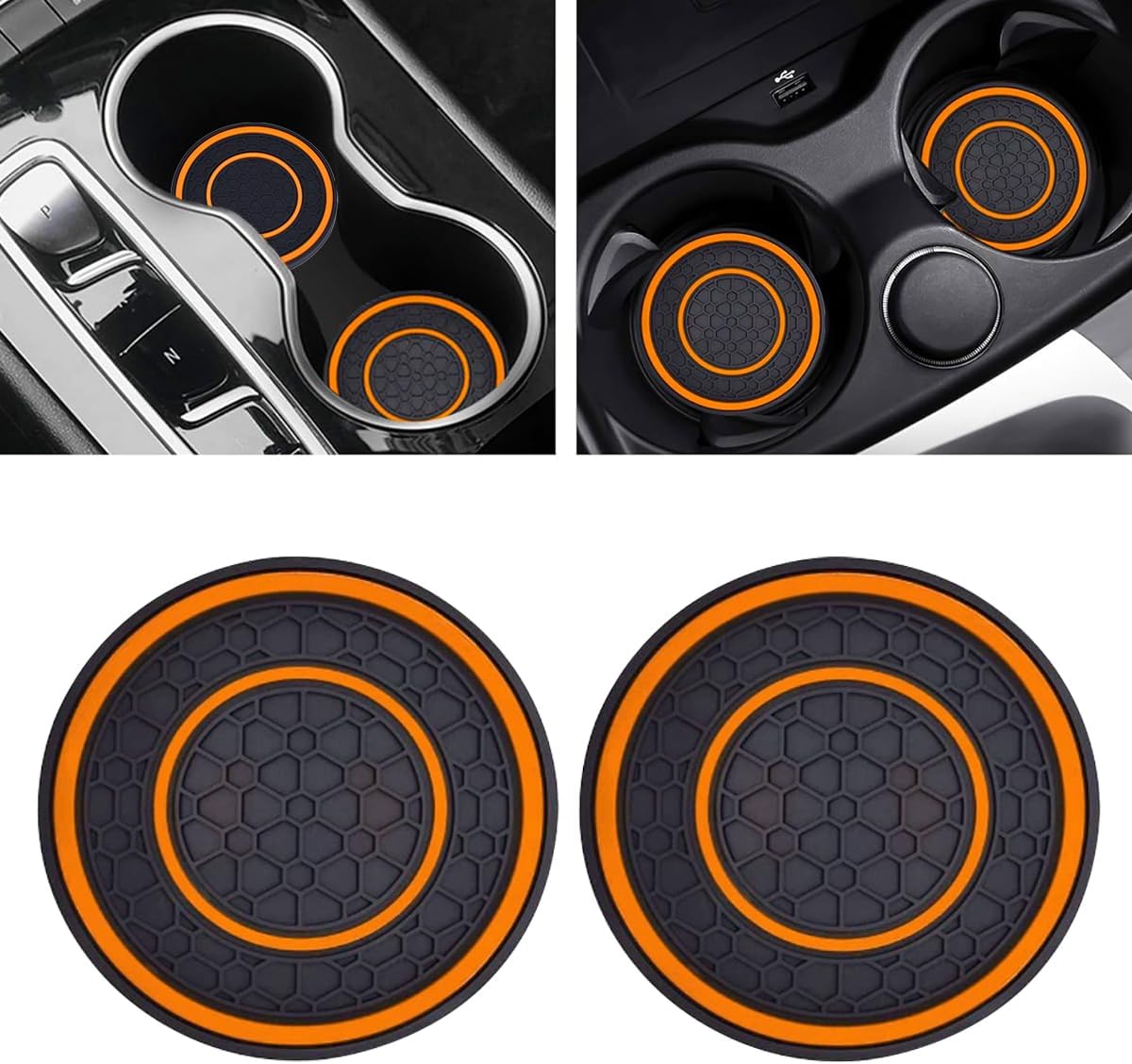Amazon.com: 2PCS Car Cup Holder Coasters, 2.75 Inch Auto Non-Slip Anti ...