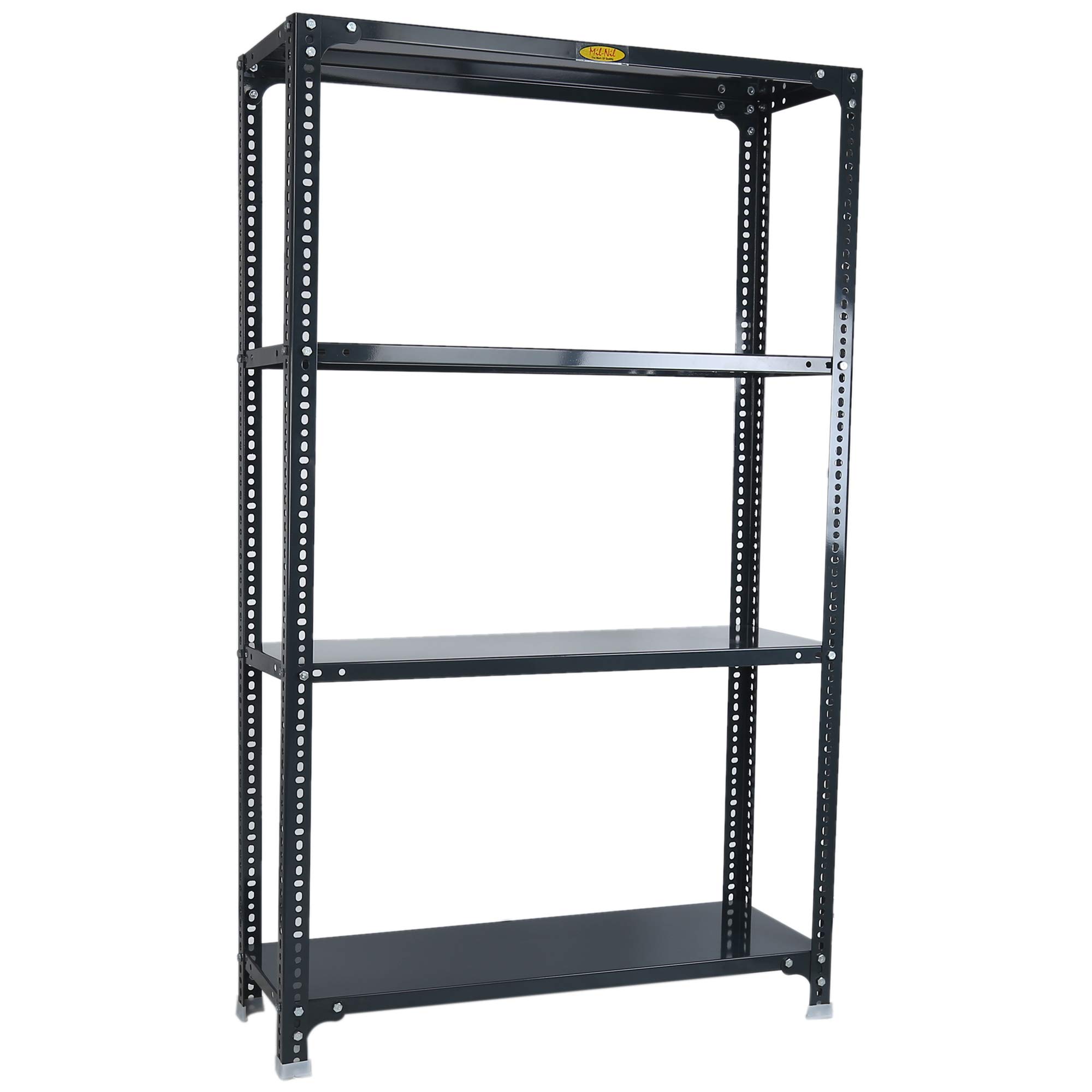 Buy Mil-Nil Prime CRC Sheet 4 Shelf Multipurpose Slotted Angle Rack ...