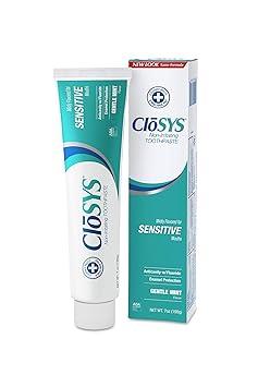 Amazon.com: CloSYS Fluoride Toothpaste, 7 Ounce, Gentle Mint, Whitening ...