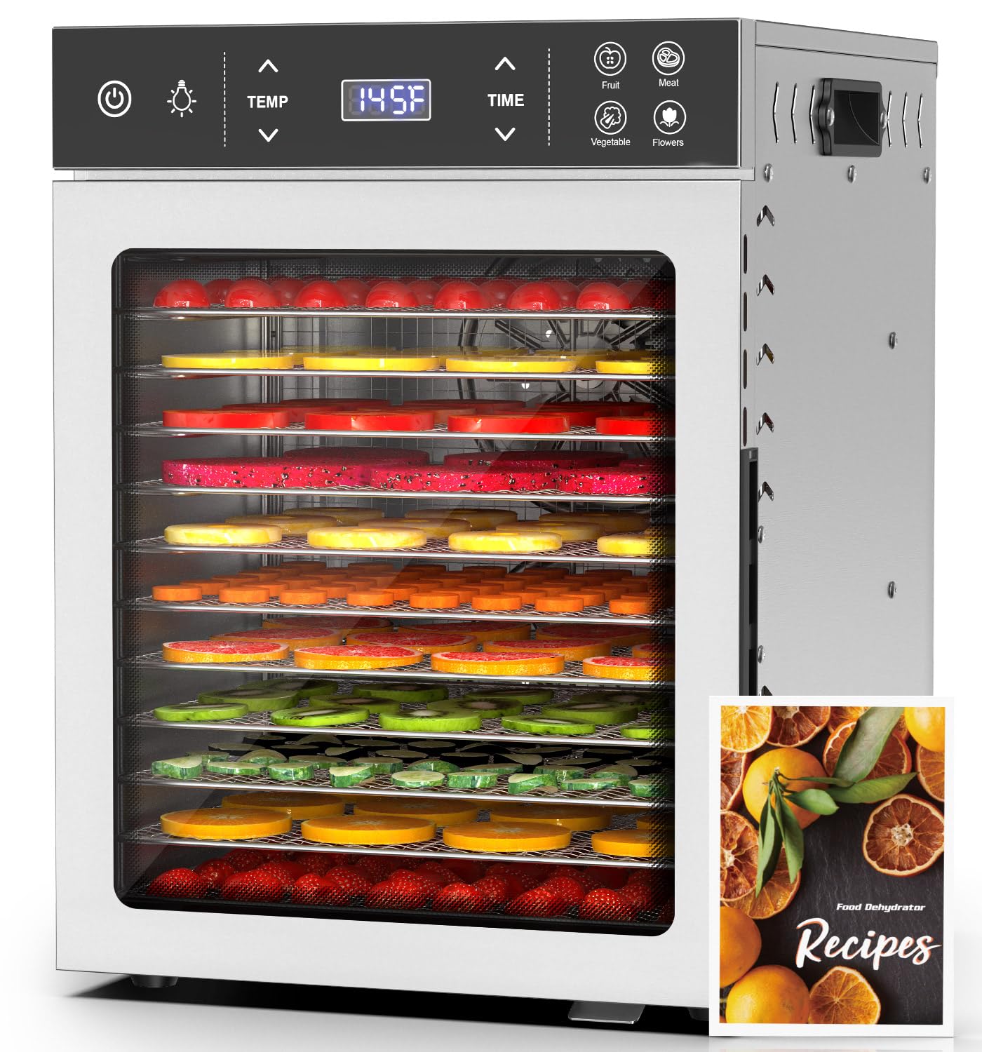 9 Best 12 Tray Food Dehydrator | 22.67 Sq Ft of Drying Space
