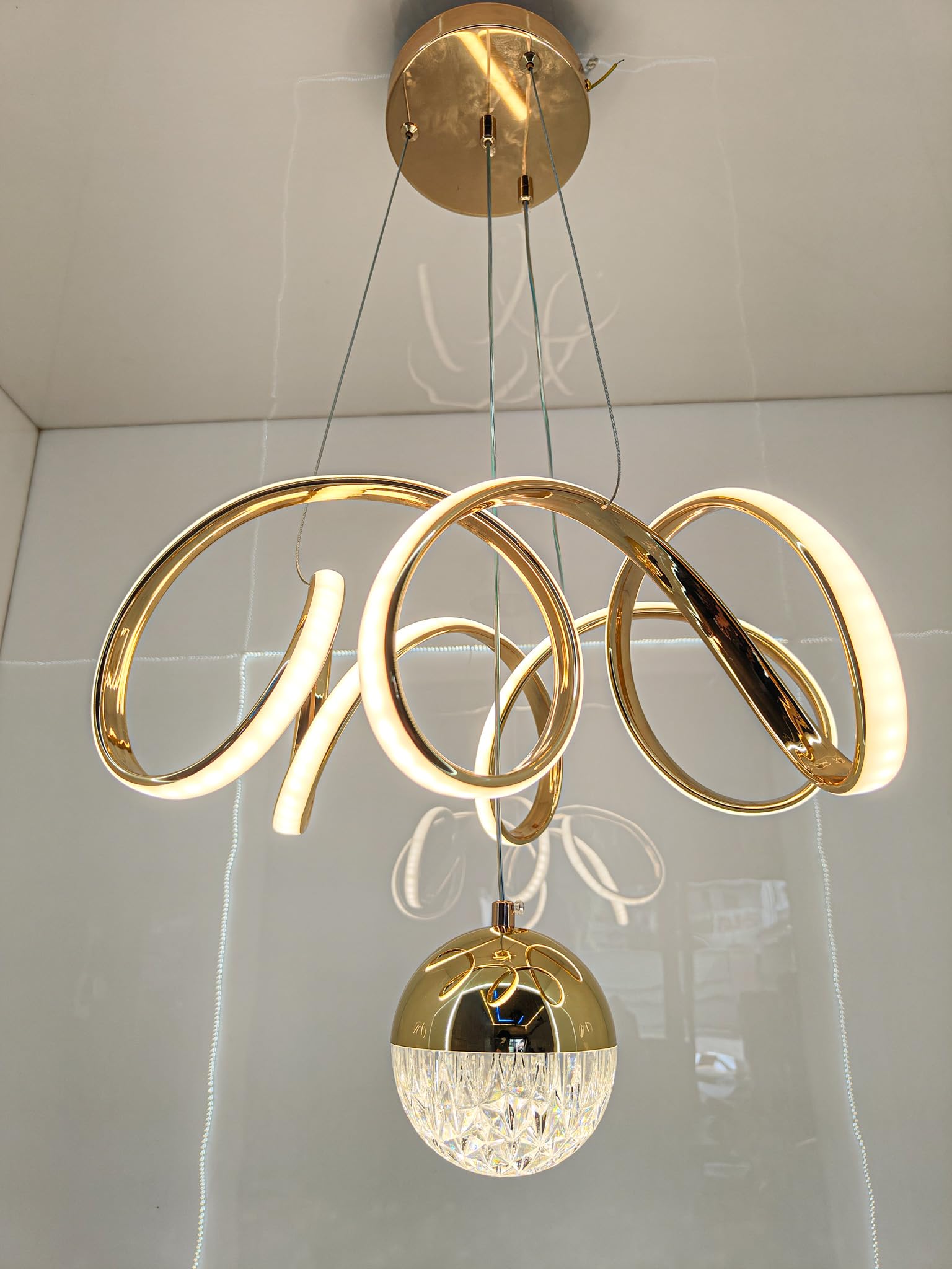 Buy swanart Vortex Contemporary Chic Profile Pendant Light - LED ...