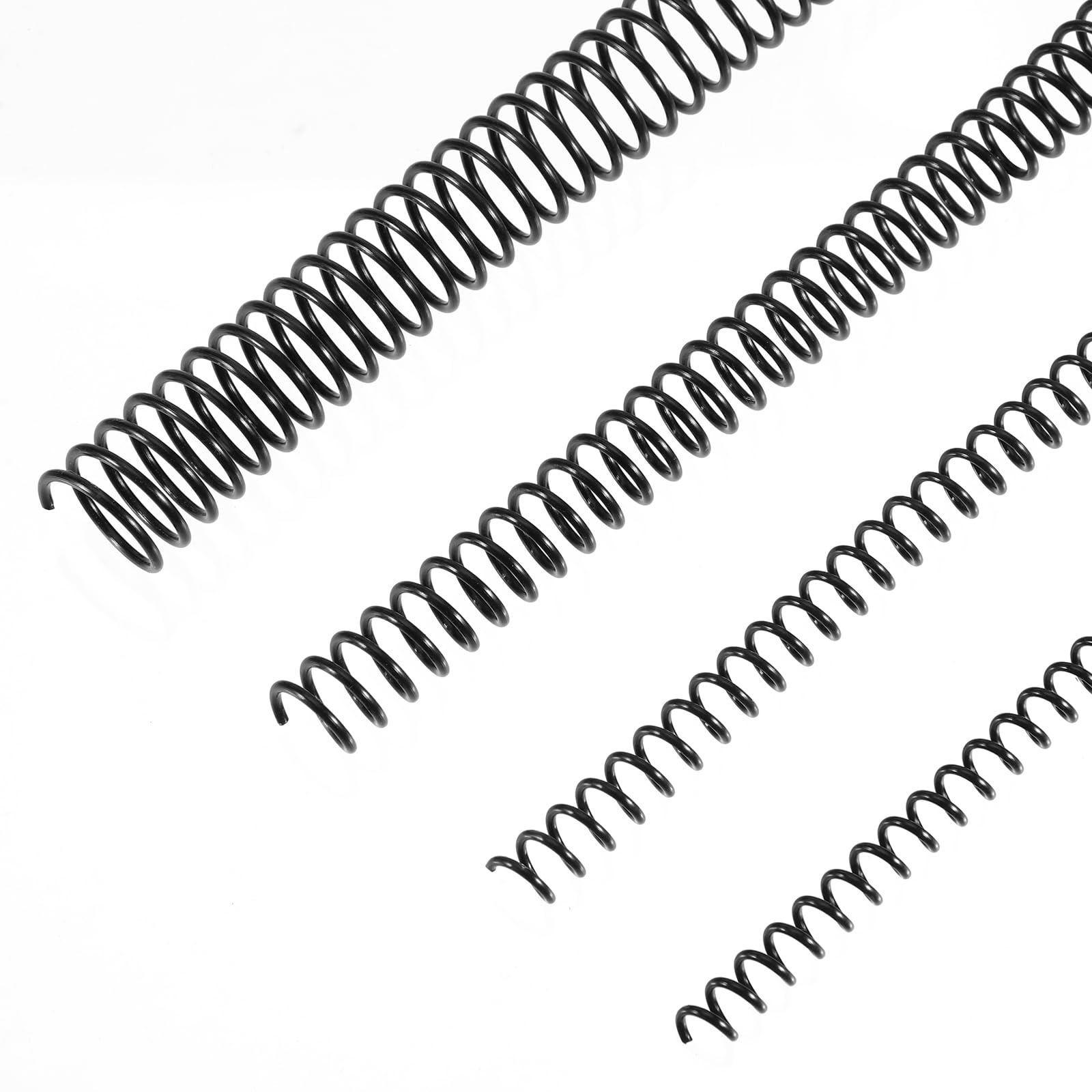 Amazon.com : 100 Pack Plastic Spiral Binding Coils 4:1 Pitch Spiral ...