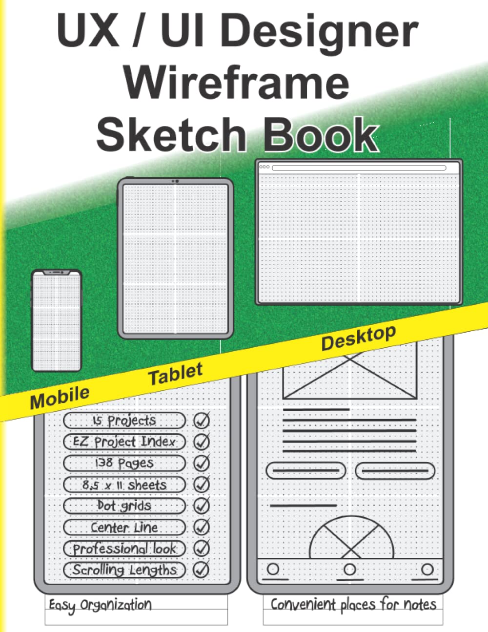 Amazon.com: UX / UI Designer Wireframe Sketch Book: Young, Mr. W K: Books