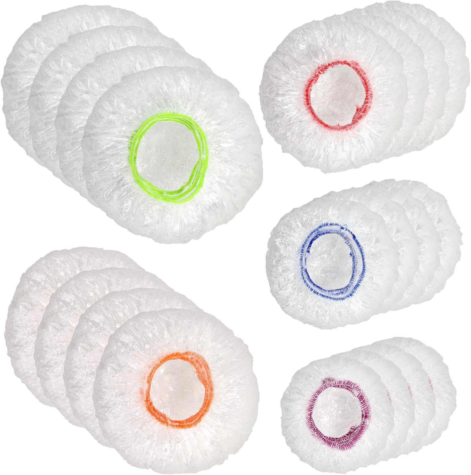 Amazon.com: ReDeMM 50 Reusable Elastic Food Bowl Storage Covers ...