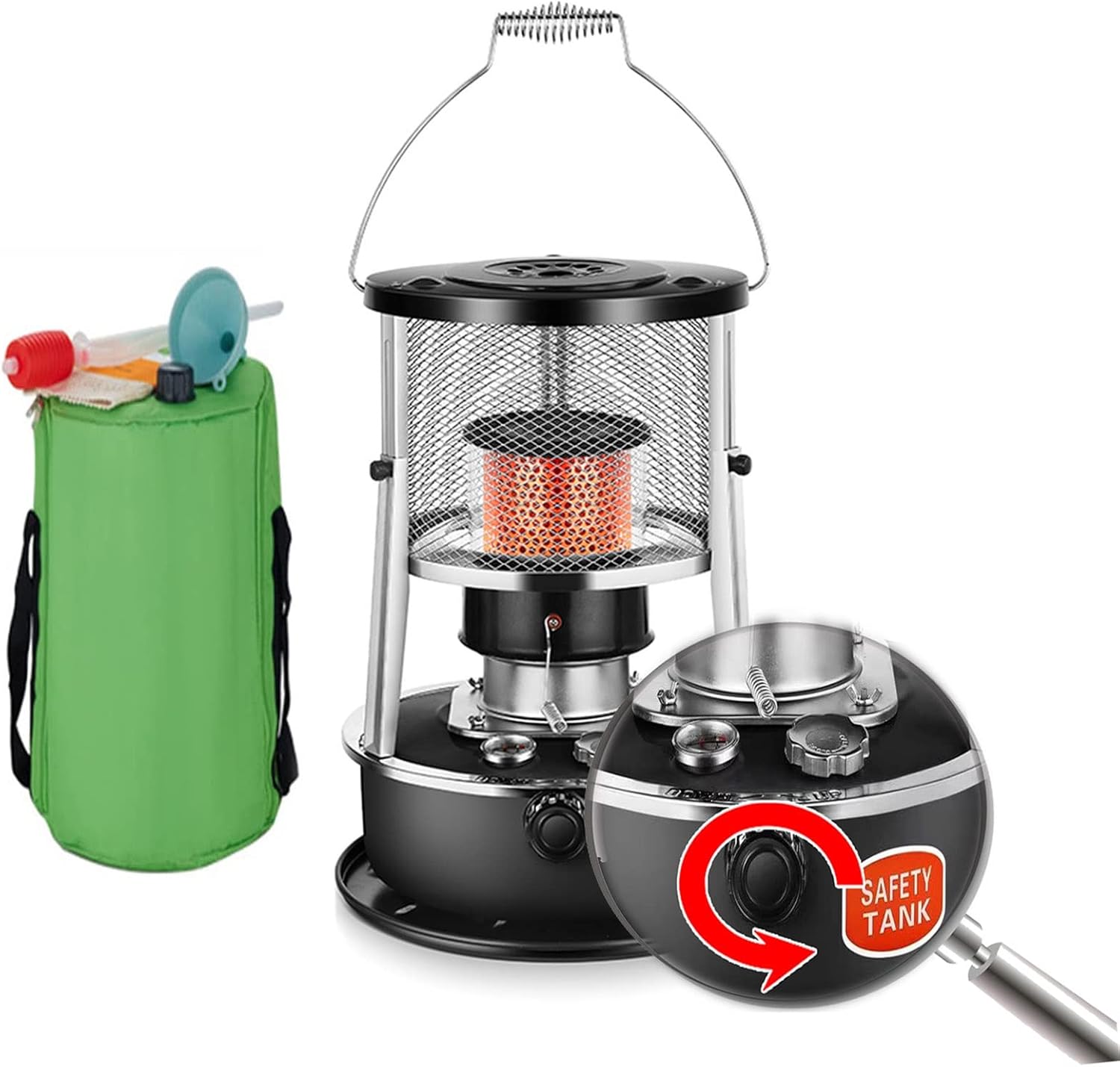 Portable Kerosene Outdoor Heater 4.5L with Carry Bag, Kerosene cooker ...