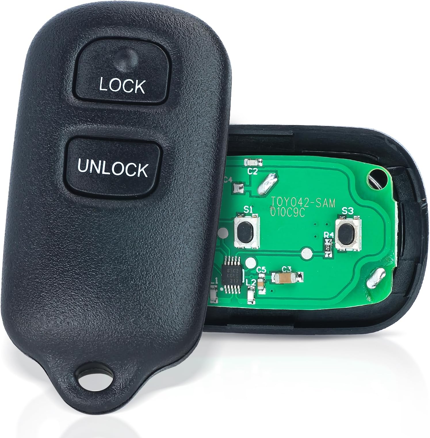 Amazon.com: Aichiyu Keyless Entry Remote Key Fob Replacement 3 Buttons ...