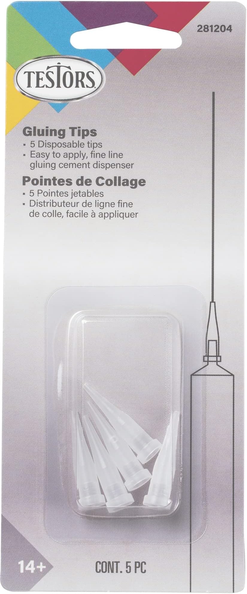 Amazon.com: Testors Precision Gluing Tips 5pc : Arts, Crafts & Sewing