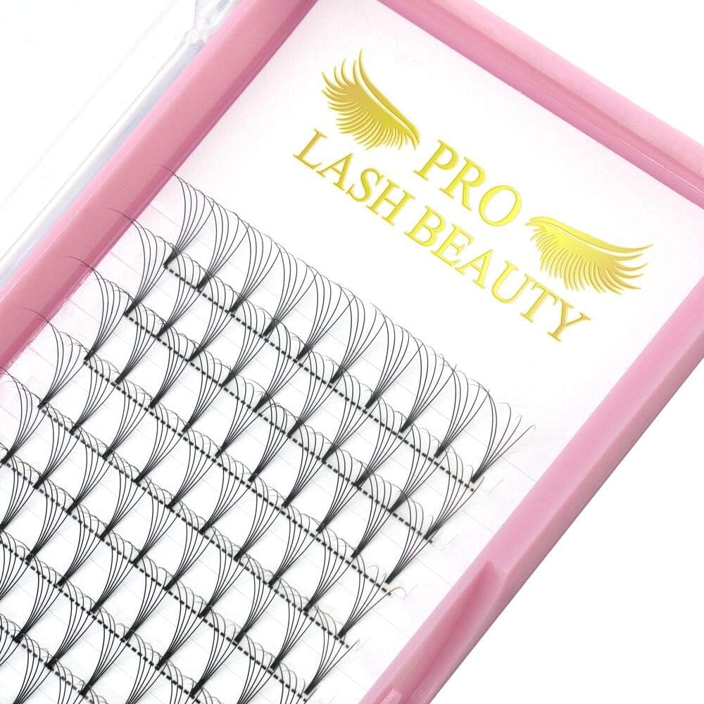 Amazon.com: PRO LASHBEAUTY Premade Fans Eyelash Extensions 5D-D-0.10-12 ...