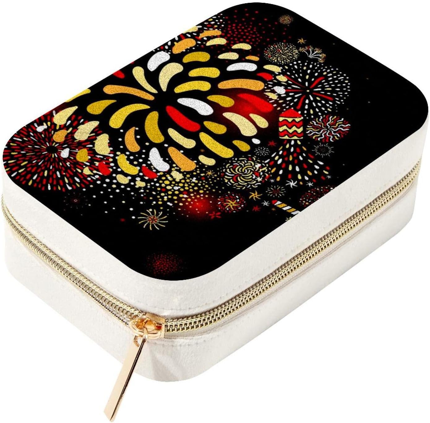 Amazon.com: Double Layer Portable Travel Mini Jewelry Case Display ...