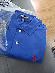 U.S. Polo Assn. Men's Classic Polo Shirt, Two-Button Closure Pique Polo ...