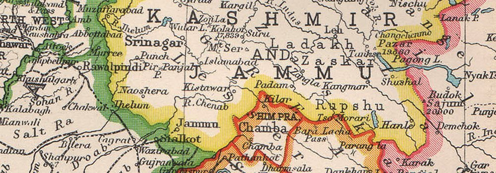 Kashmir South Asia Map Free Physical Location Map Of Pattan