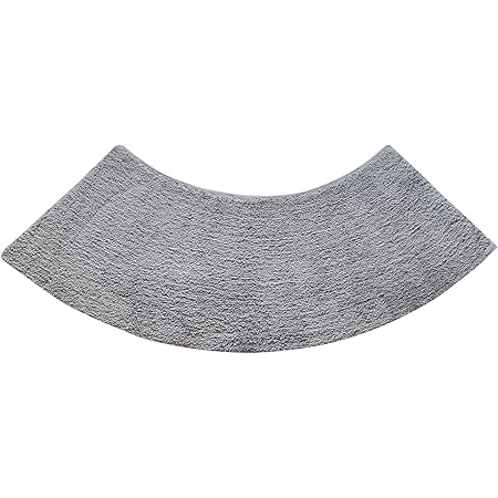 Quadrant Curved Shower Mat, Bathroom Rugs, 45x100cm Curved Bath Mats ...