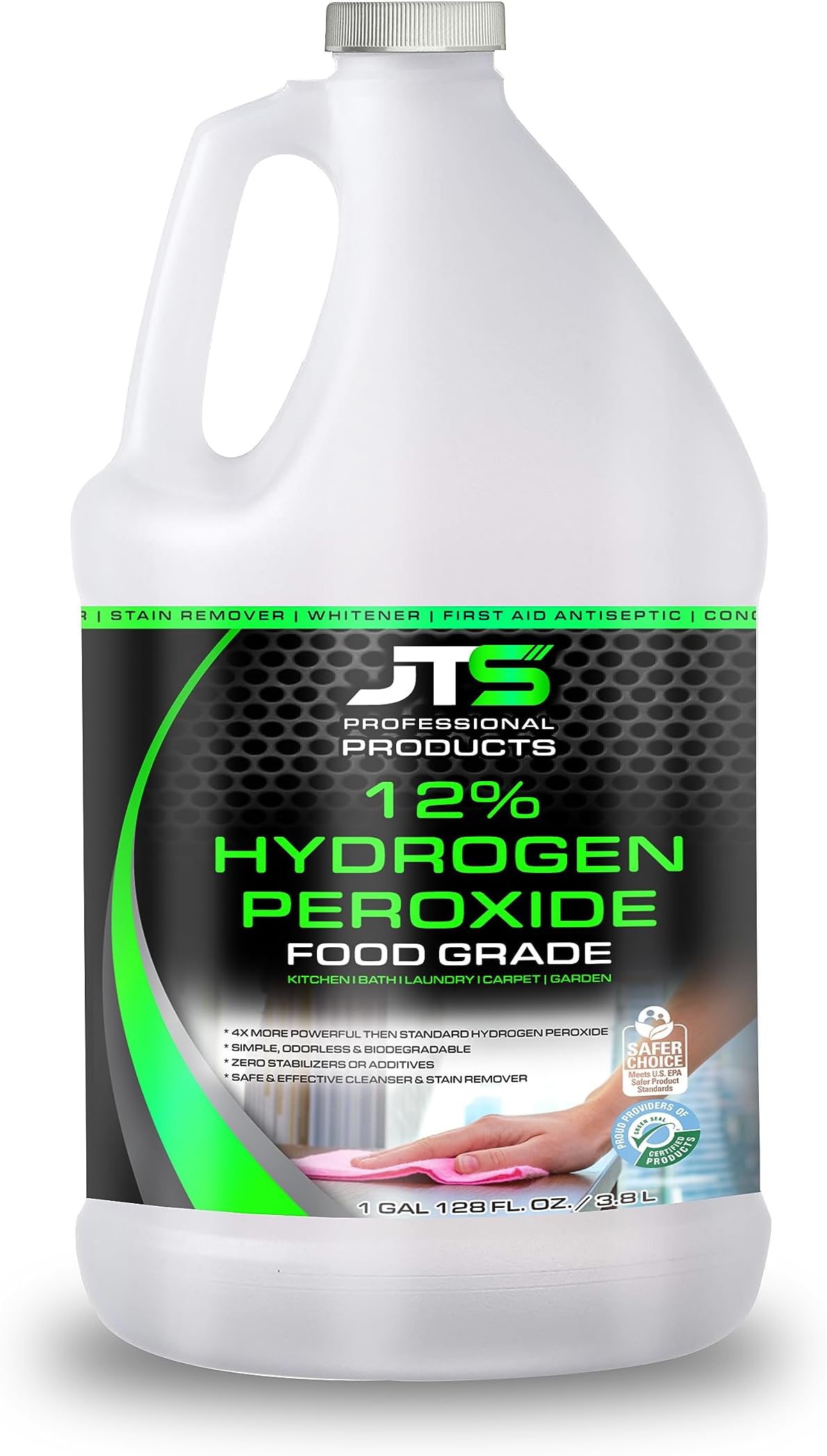 Amazon.com: 12% Hydrogen Peroxide Solution - 2 Gallons (Just Food-Grade ...
