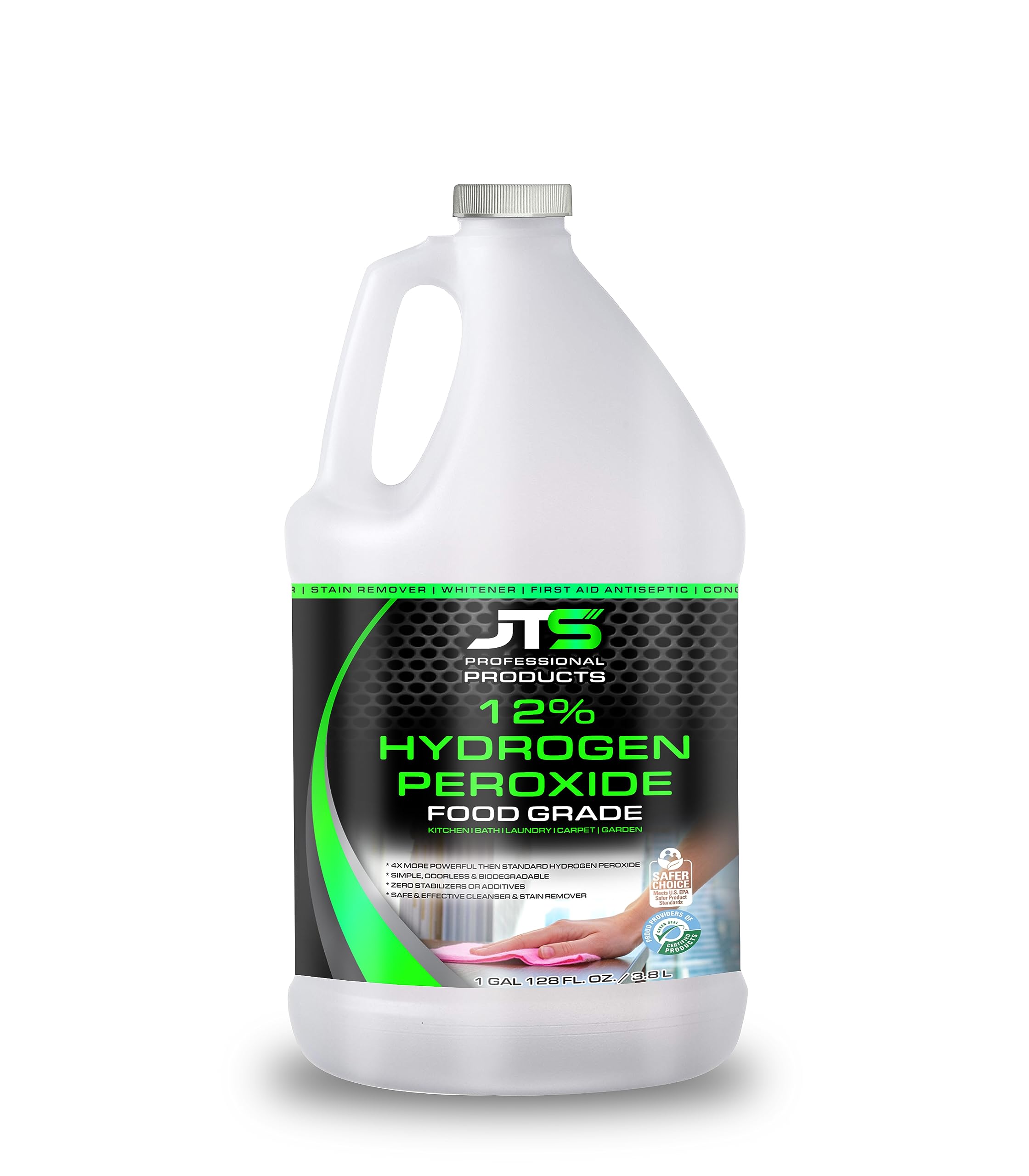 Amazon.com: 12% Hydrogen Peroxide Solution - 1 Gallon (Food-Grade H2O2 ...